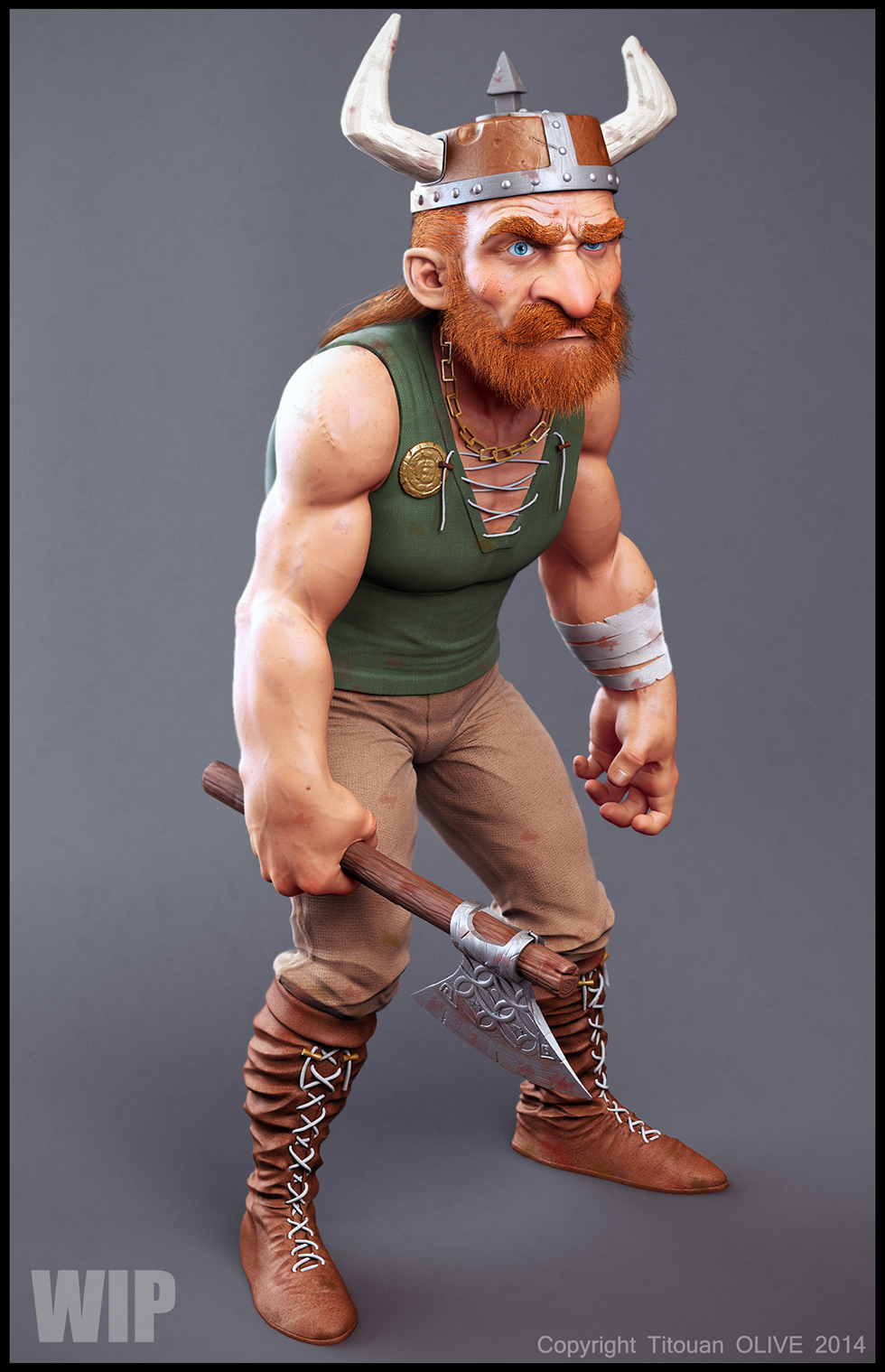 Viking in a bad mood - ZBrushCentral