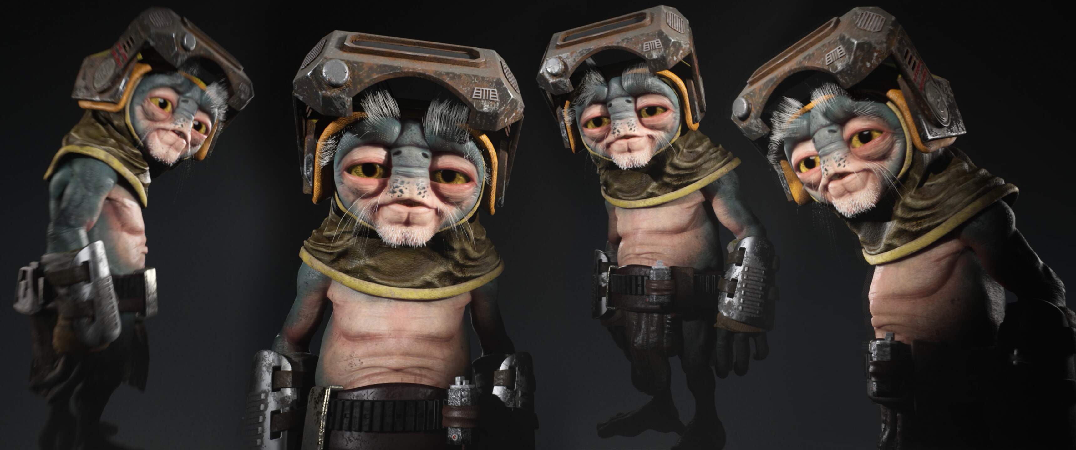 Babu Frik (SW: the Rise of Skywalker) - Real-time in Unreal Babu Frik (SW: the Rise of Skywalker) - Real-time in Unreal