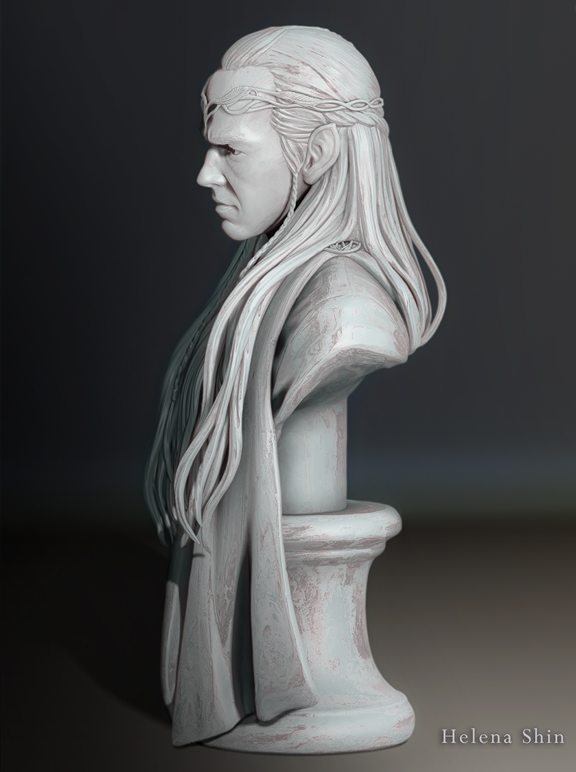 Bust : Elrond - Lord of Rivendell (FanArt) - ZBrushCentral