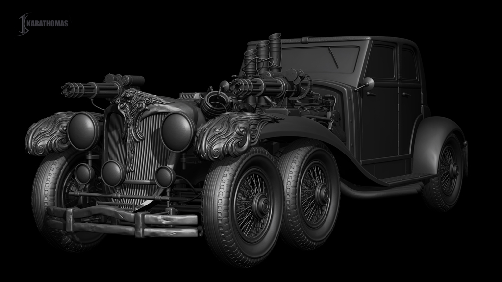 Steampunk Mechanicha - ZBrushCentral