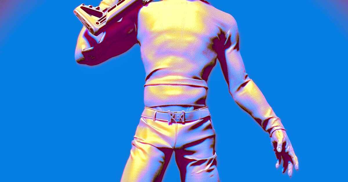 Smiling realistic Rick Sanchez from Rick and Morty - ZBrushCentral