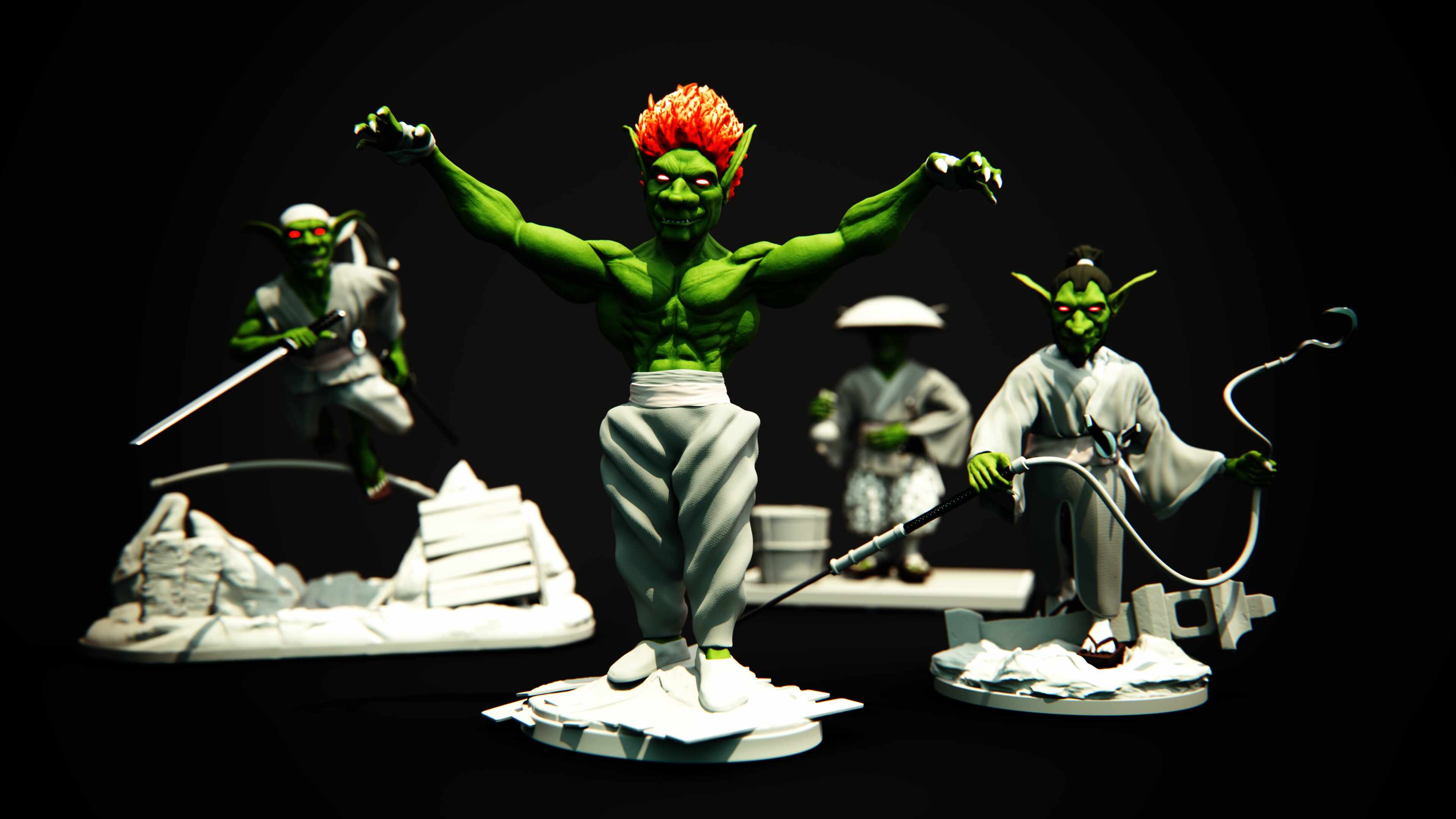 Goblin Samurai - ZBrushCentral