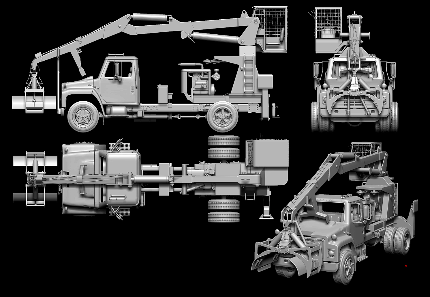 Crazy Construction Vehicle WIP - ZBrushCentral