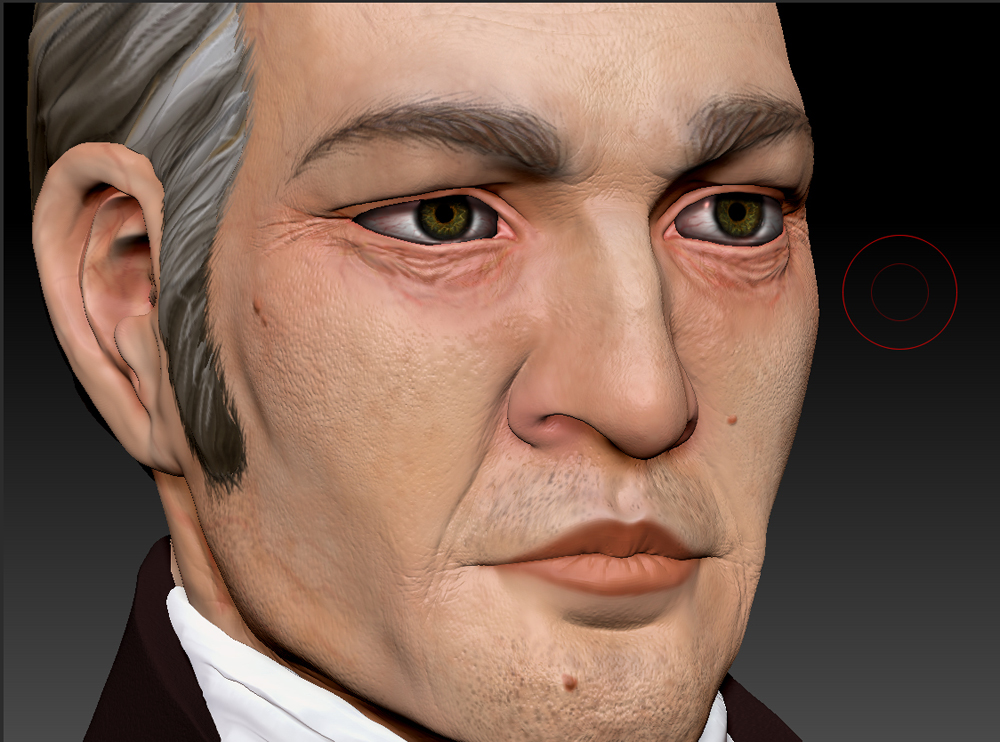 The Count - WIP Head bust - ZBrushCentral