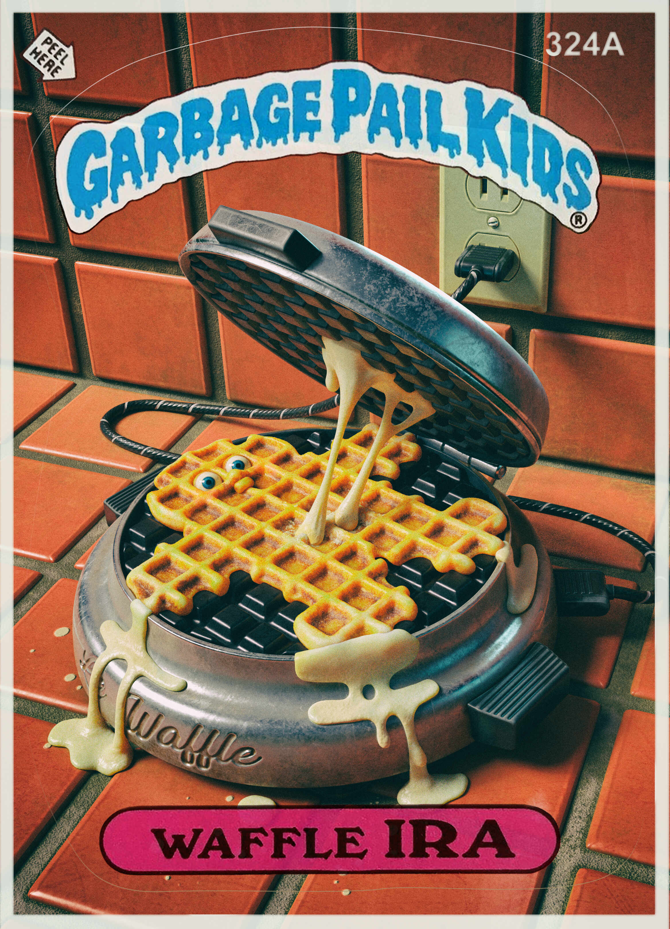 Waffle IRA Garbage Pail Kids - ZBrushCentral