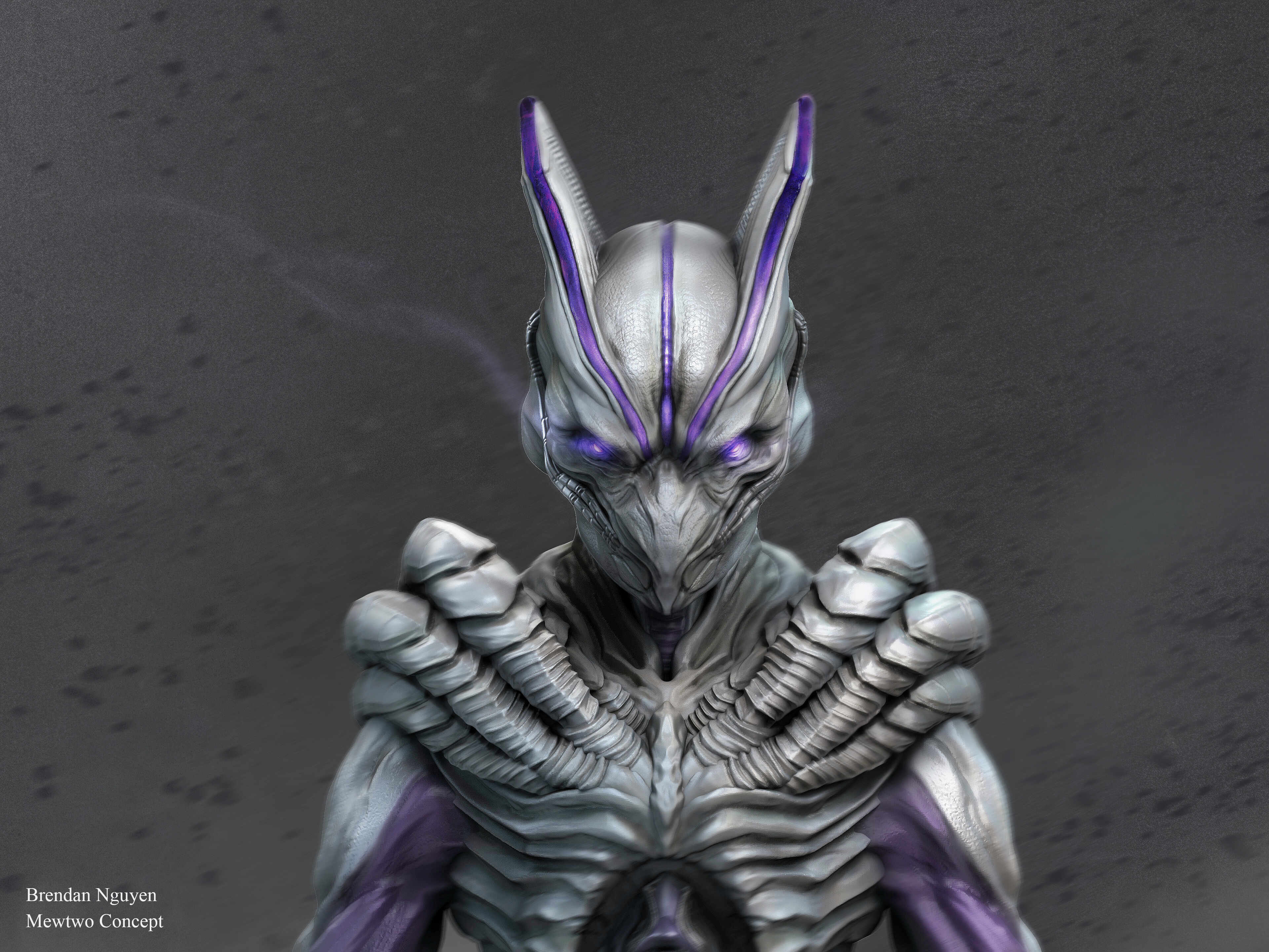 Mewtwo Concept - ZBrushCentral