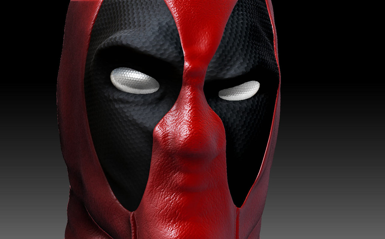 new to zbrush deadpool bust - ZBrushCentral
