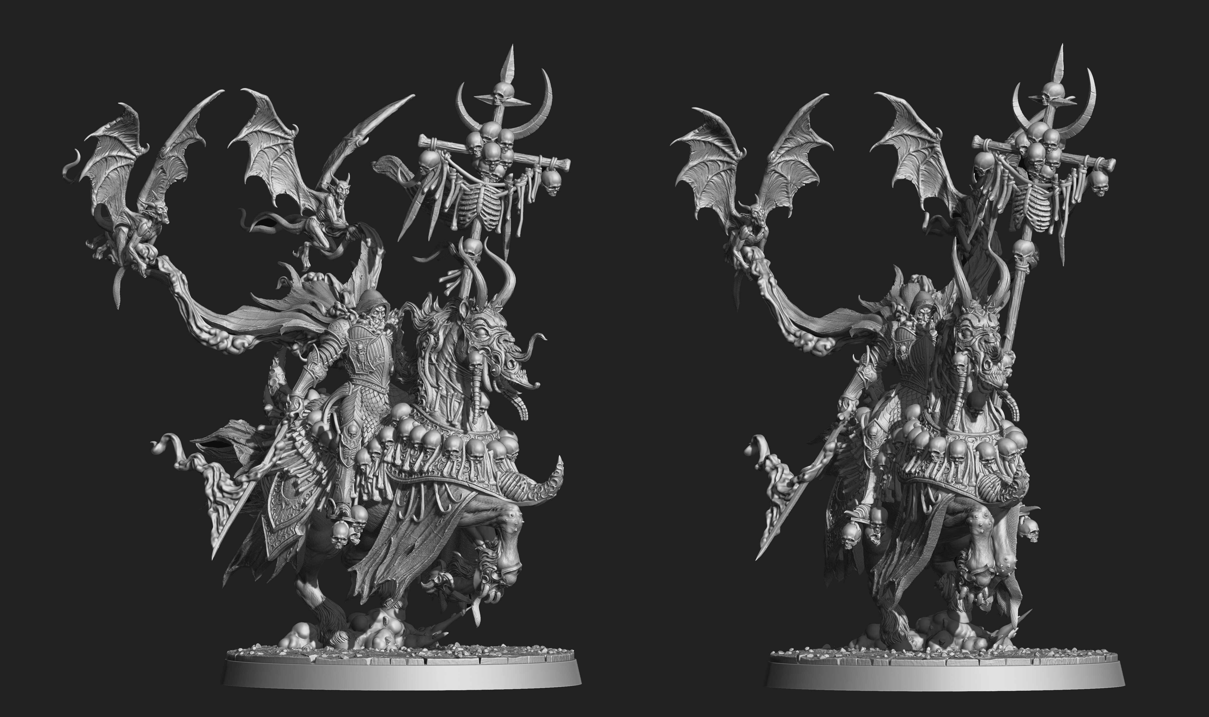 Pusil_Coterie_of_Despair (Creature Caster) Miniature - ZBrushCentral