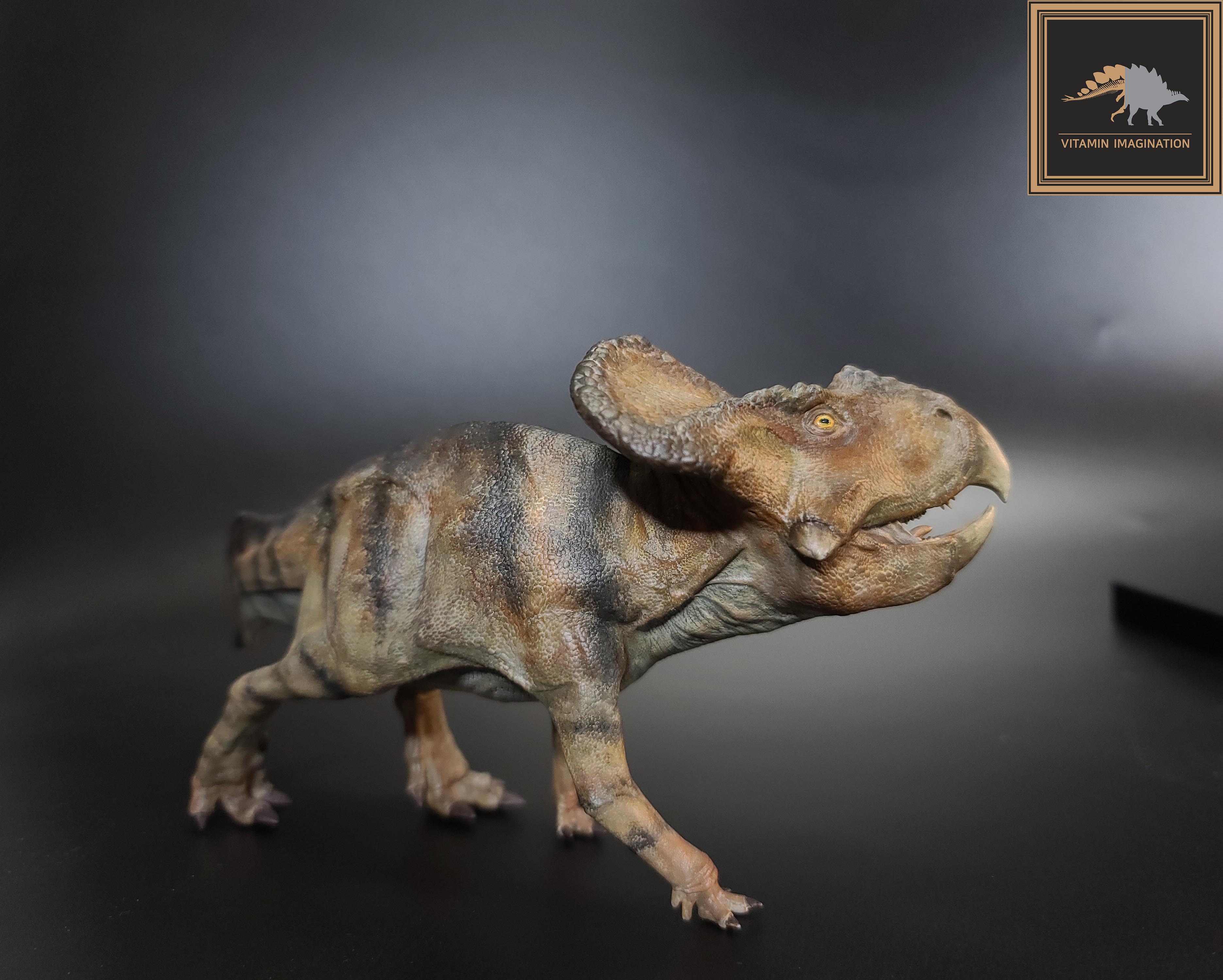 This is a model of a dinosaur made in ZBRUSH and displayed in a museum ...
