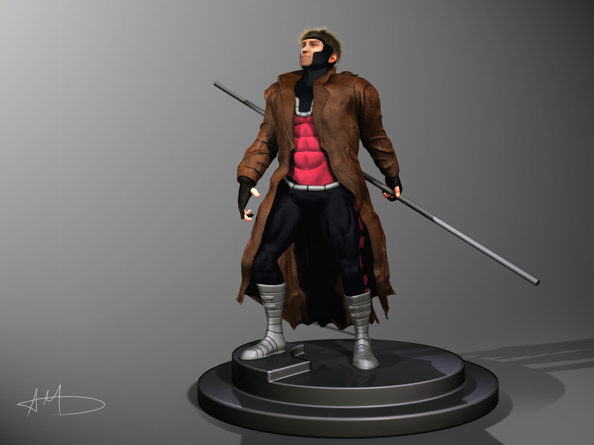 First character! (gambit) - ZBrushCentral