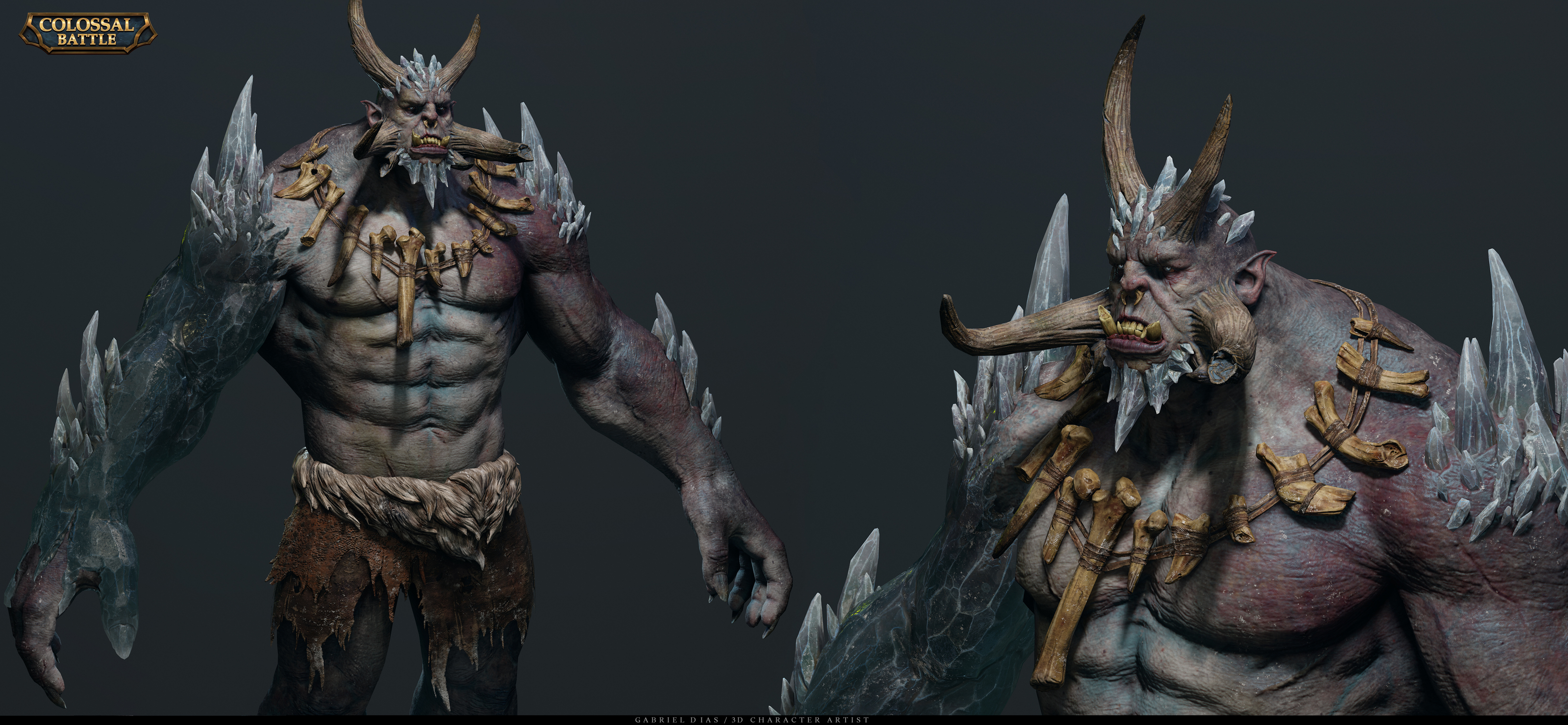 Colossal Battle: Ice Giant - ZBrushCentral