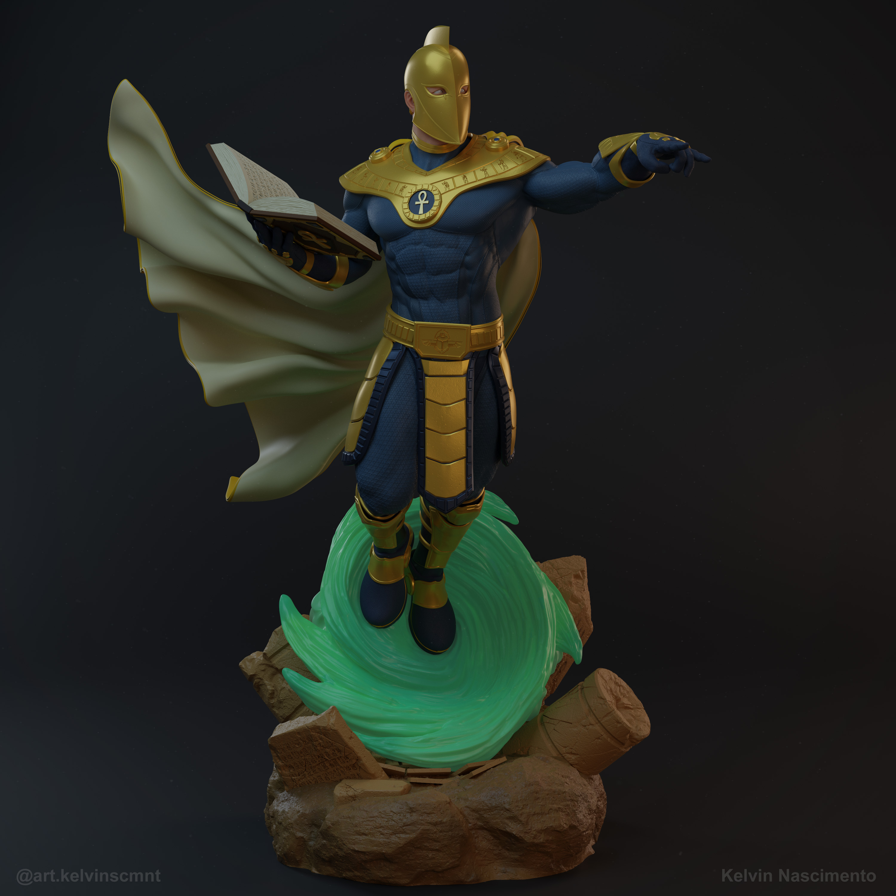 Dr. Fate - Fan Art Statue - ZBrushCentral