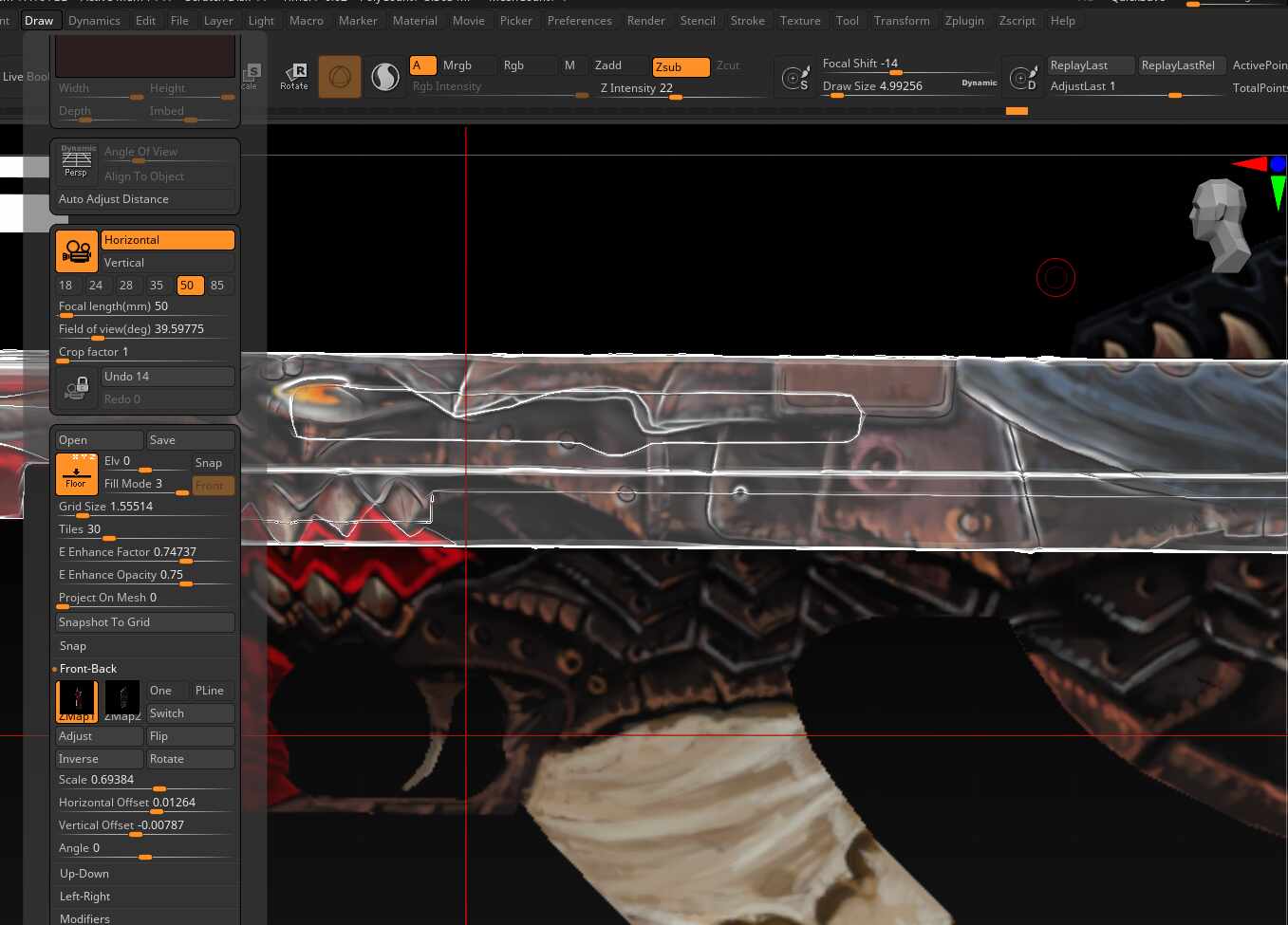 Way to using UV texture as a guide to sculpt on HP? - ZBrushCentral