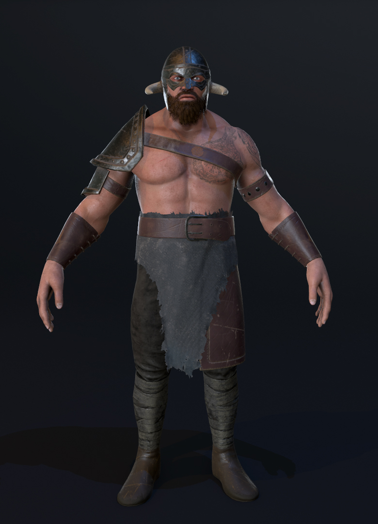 Viking game character - ZBrushCentral