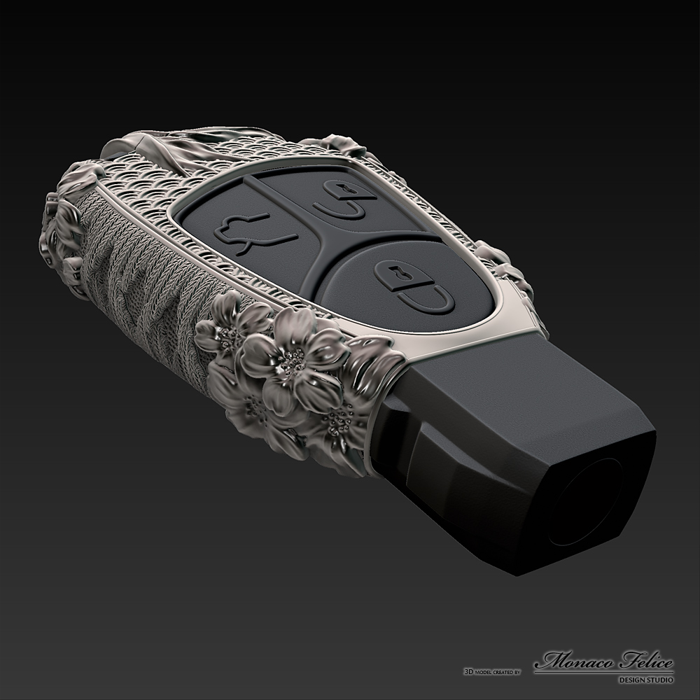 Geisha. Jewelry decoration for ignition key - ZBrushCentral