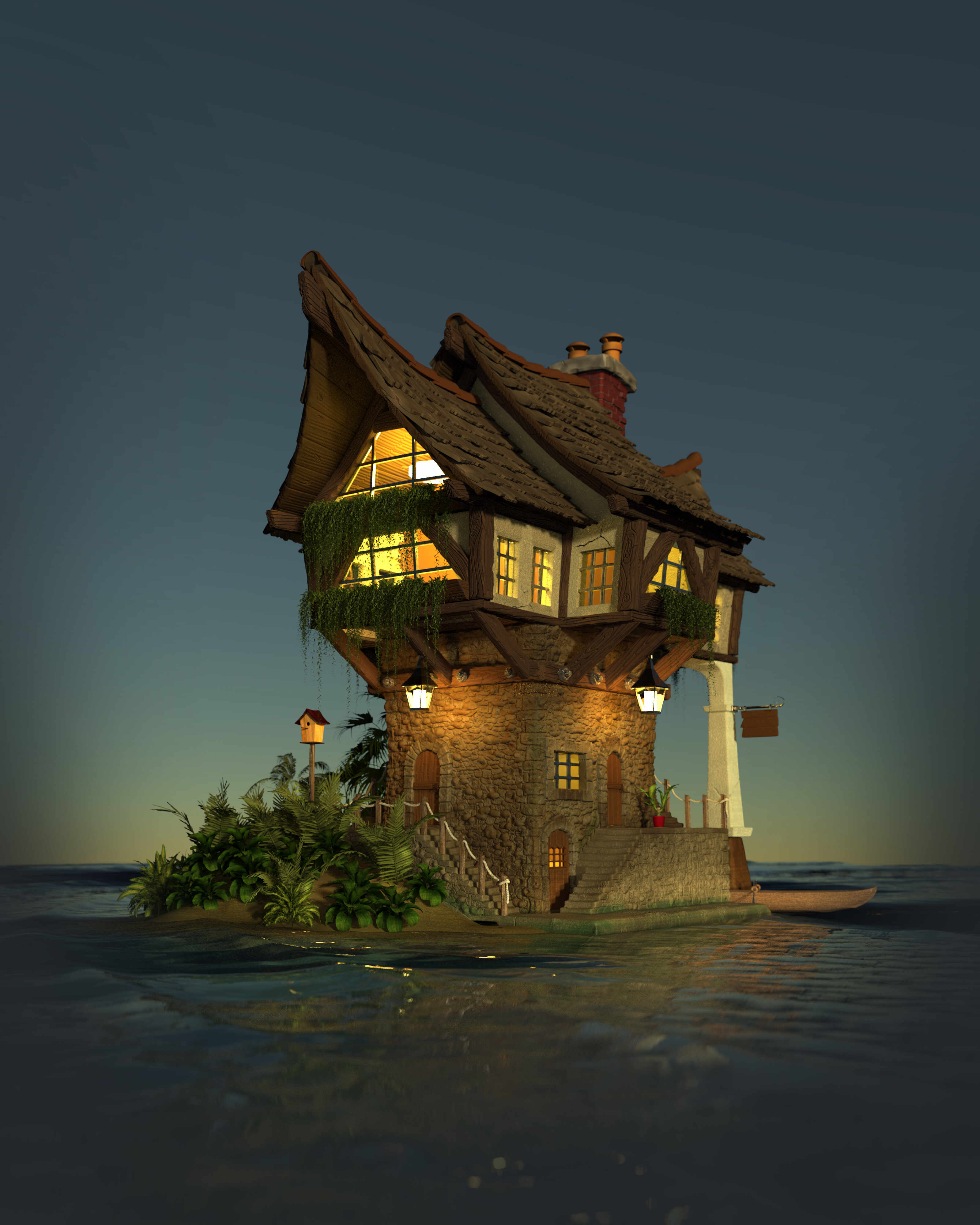 Stylized House - ZBrushCentral