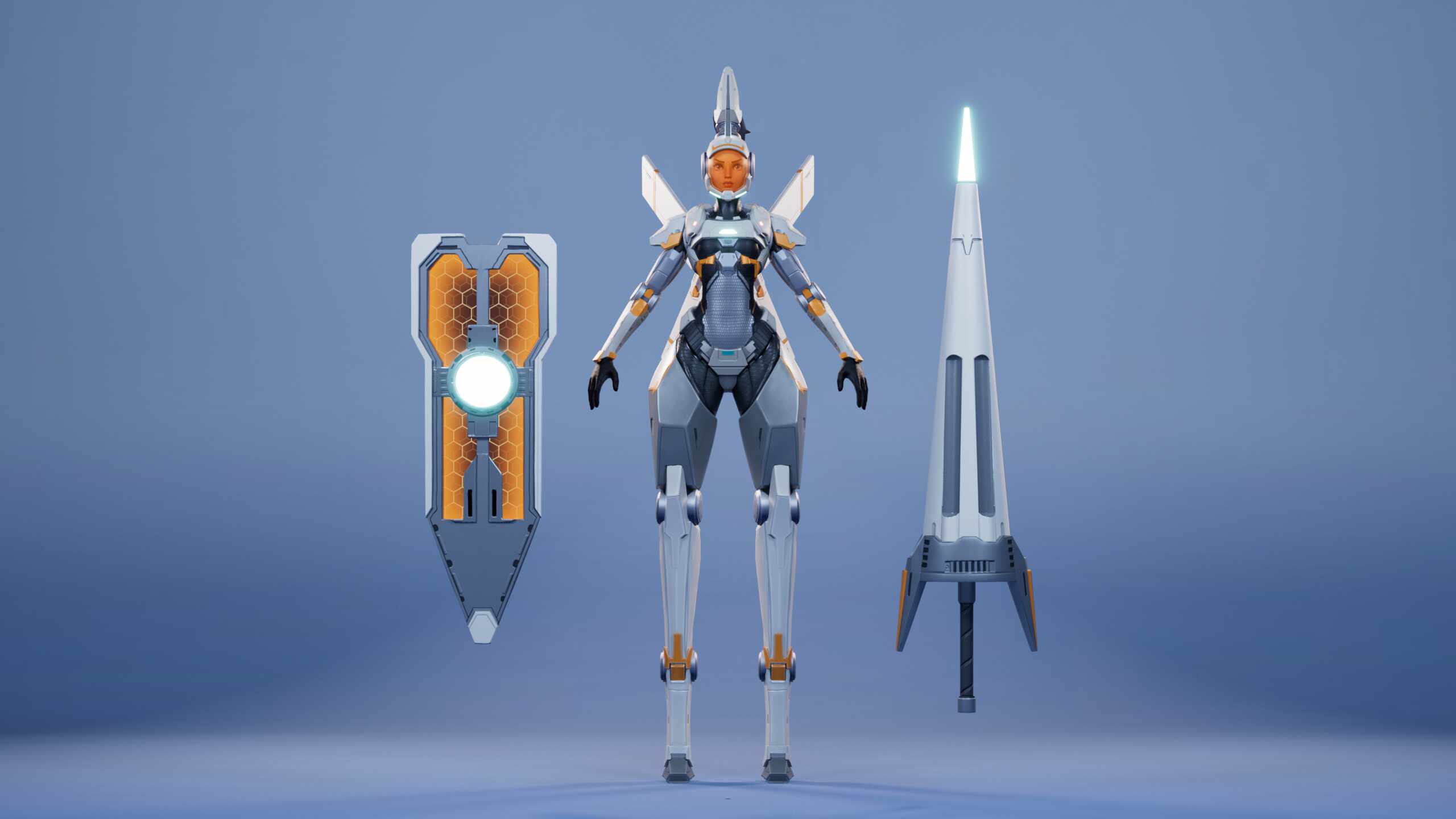 Sci-fi Lancer - ZBrushCentral