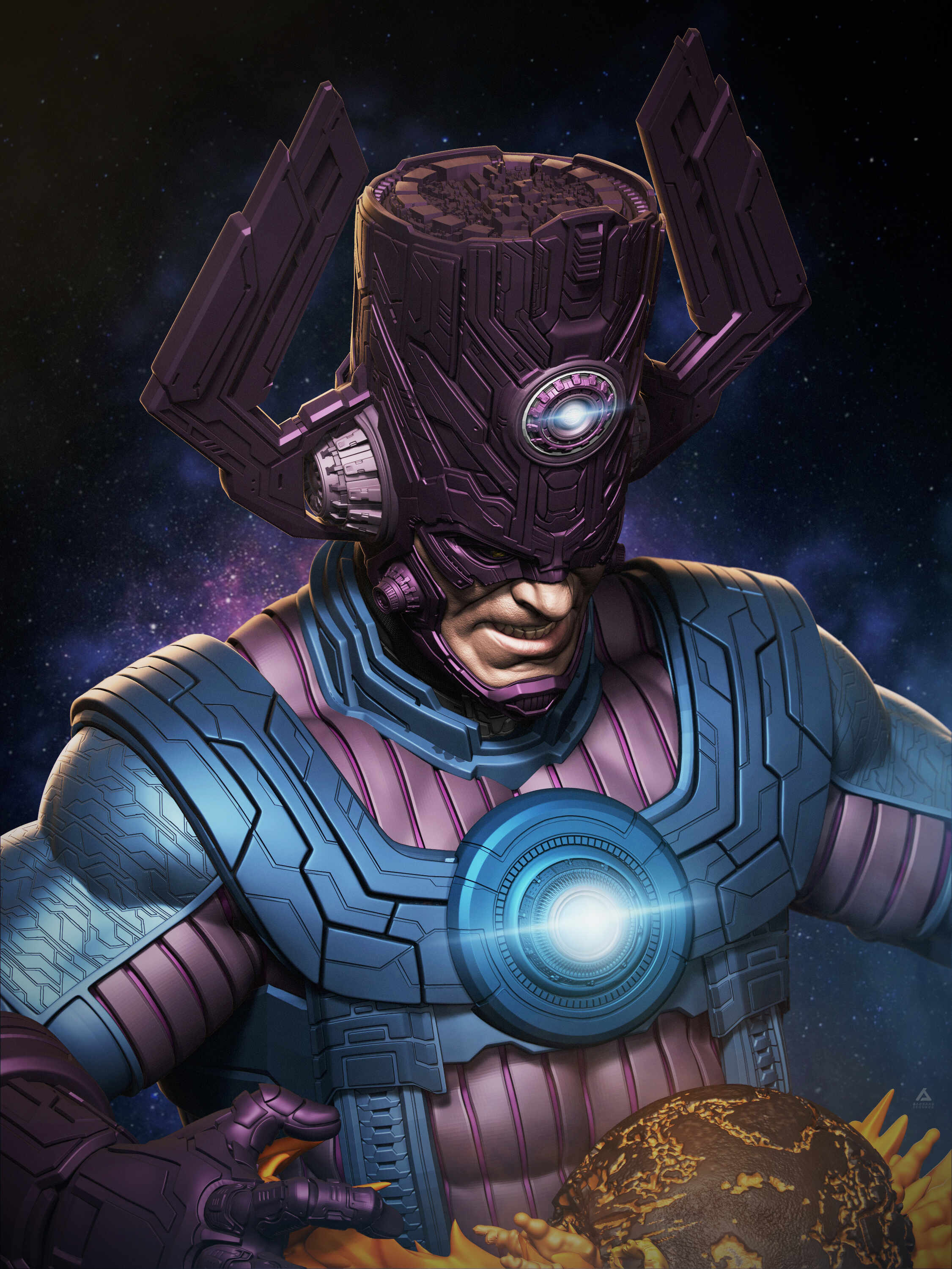 Galactus Statue 1/4 - ZBrushCentral