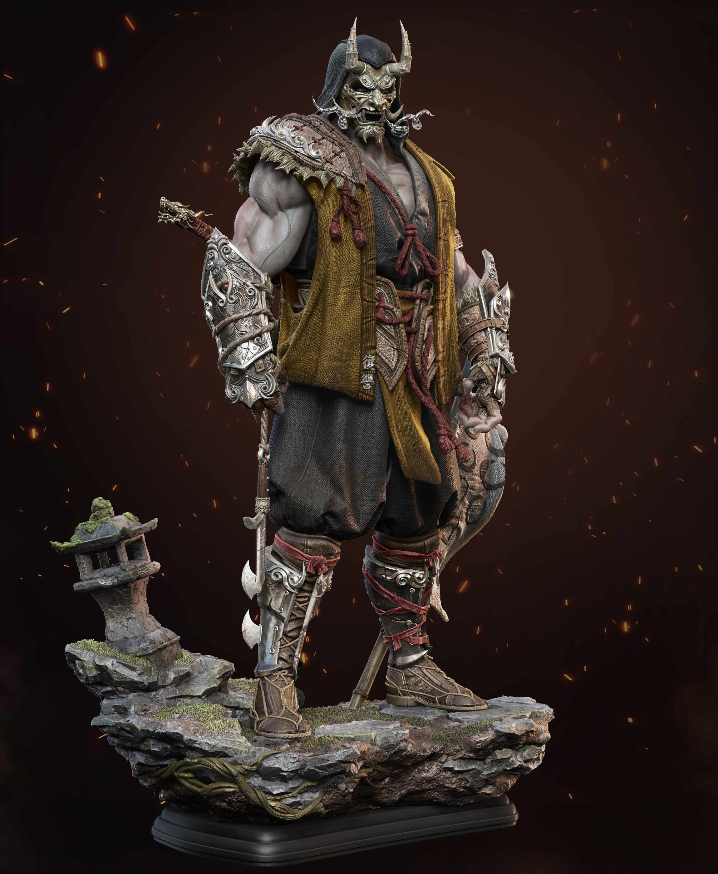 Oni Scorpion - Mortal Kombat Fanart - ZBrushCentral