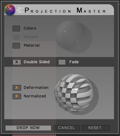 How can I get projection master to project on all 4 sides of my model? - ZBrushCentral
