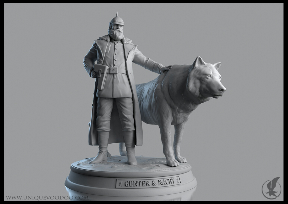 Sculptures for Jakub Rozalski's 1920+ Series by Unique Voodoo - ZBrushCentral