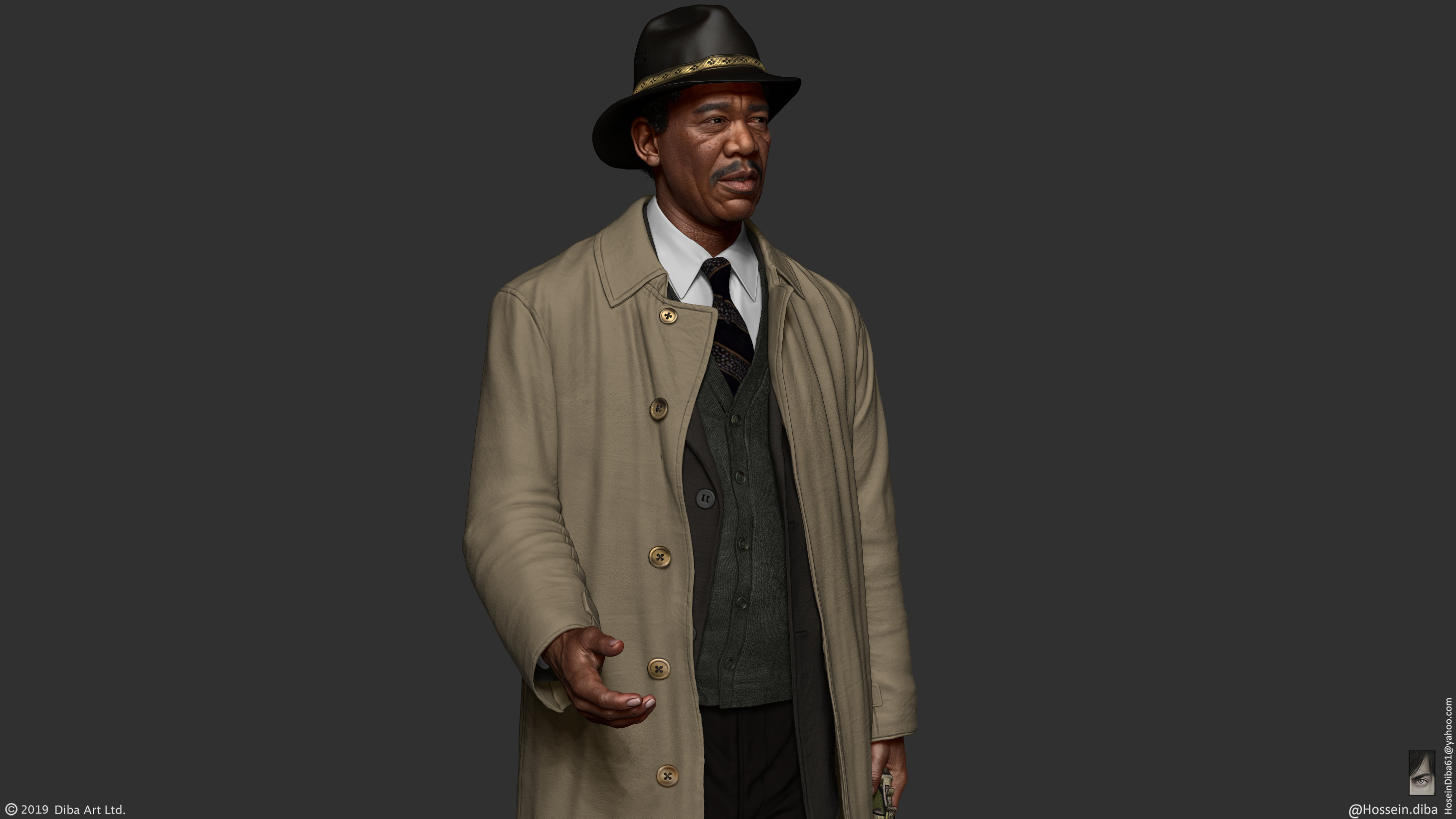 Se7en _ Fan art (Real time) - ZBrushCentral