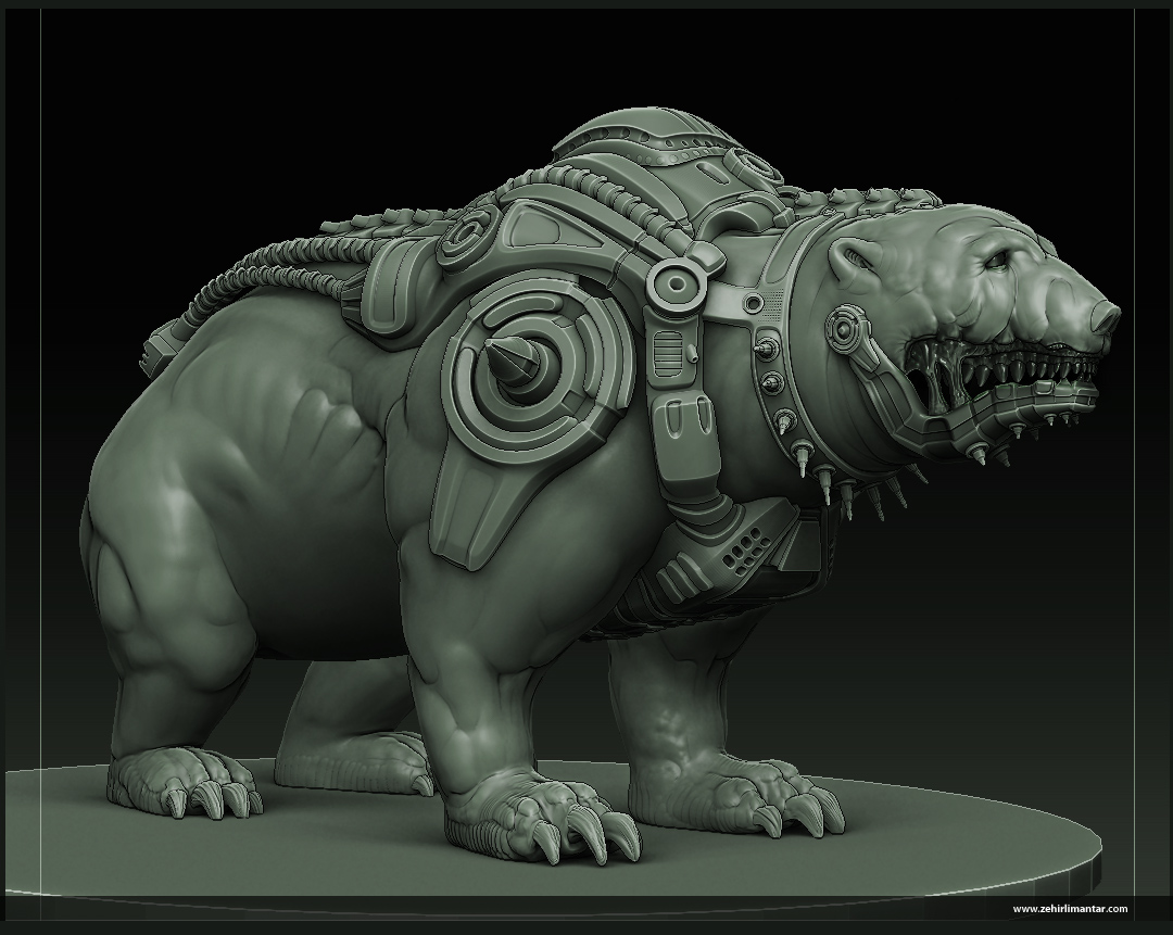 Largin - Female Hunter And Pet (Soleucy) - ZBrushCentral