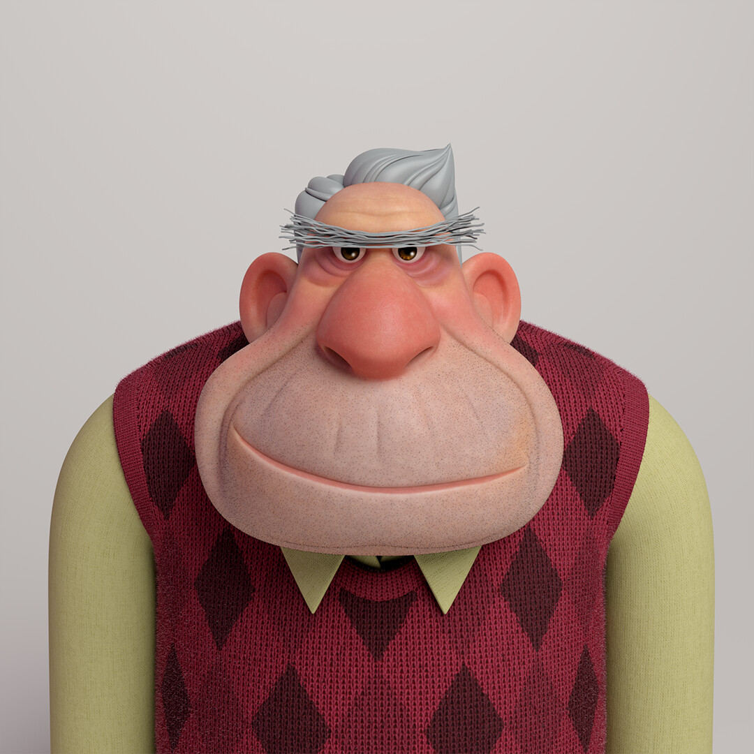 Old man by Pierre Croco - ZBrushCentral