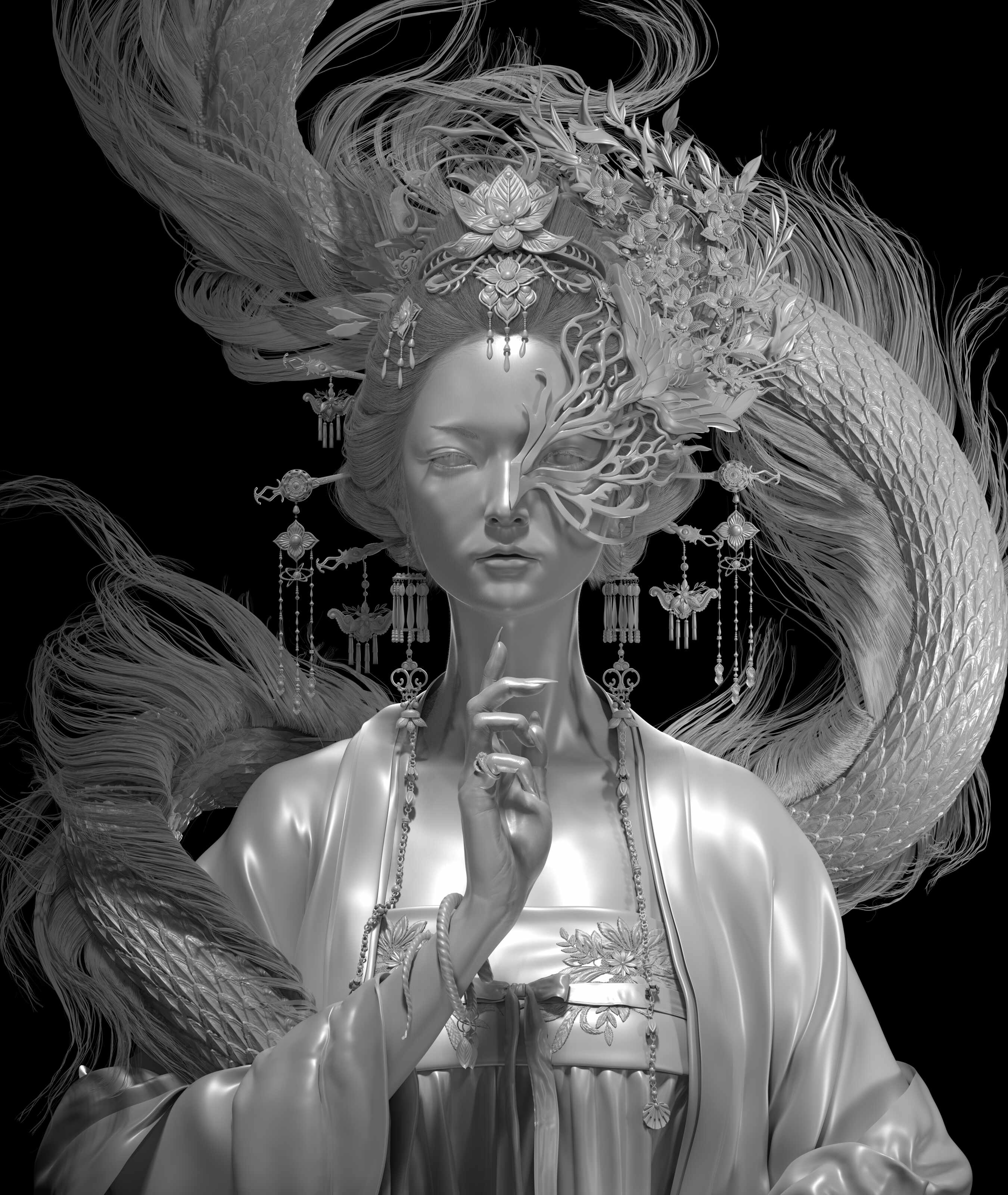 Chinese Queen - ZBrushCentral