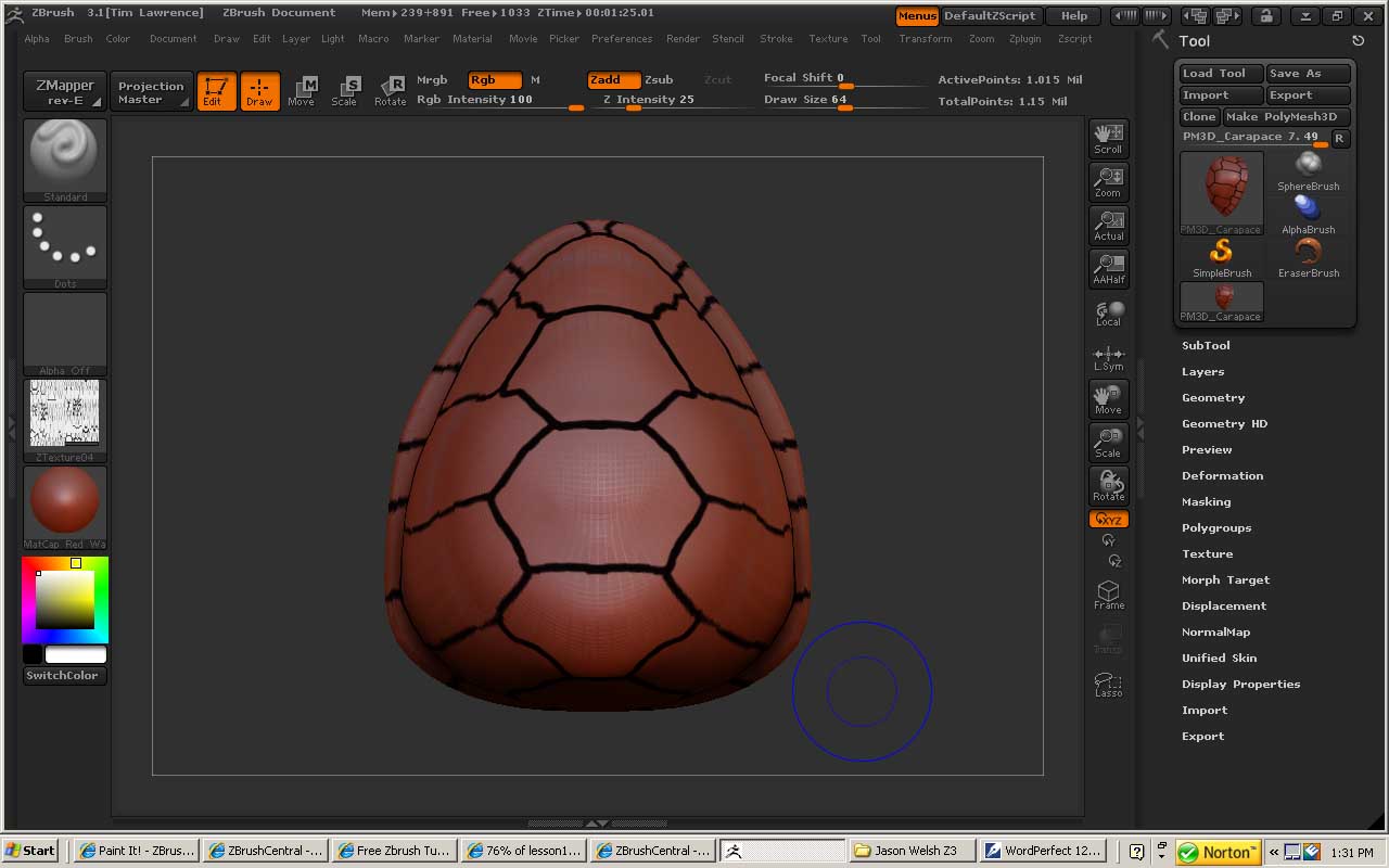 polypaint to texture transfer - ZBrushCentral