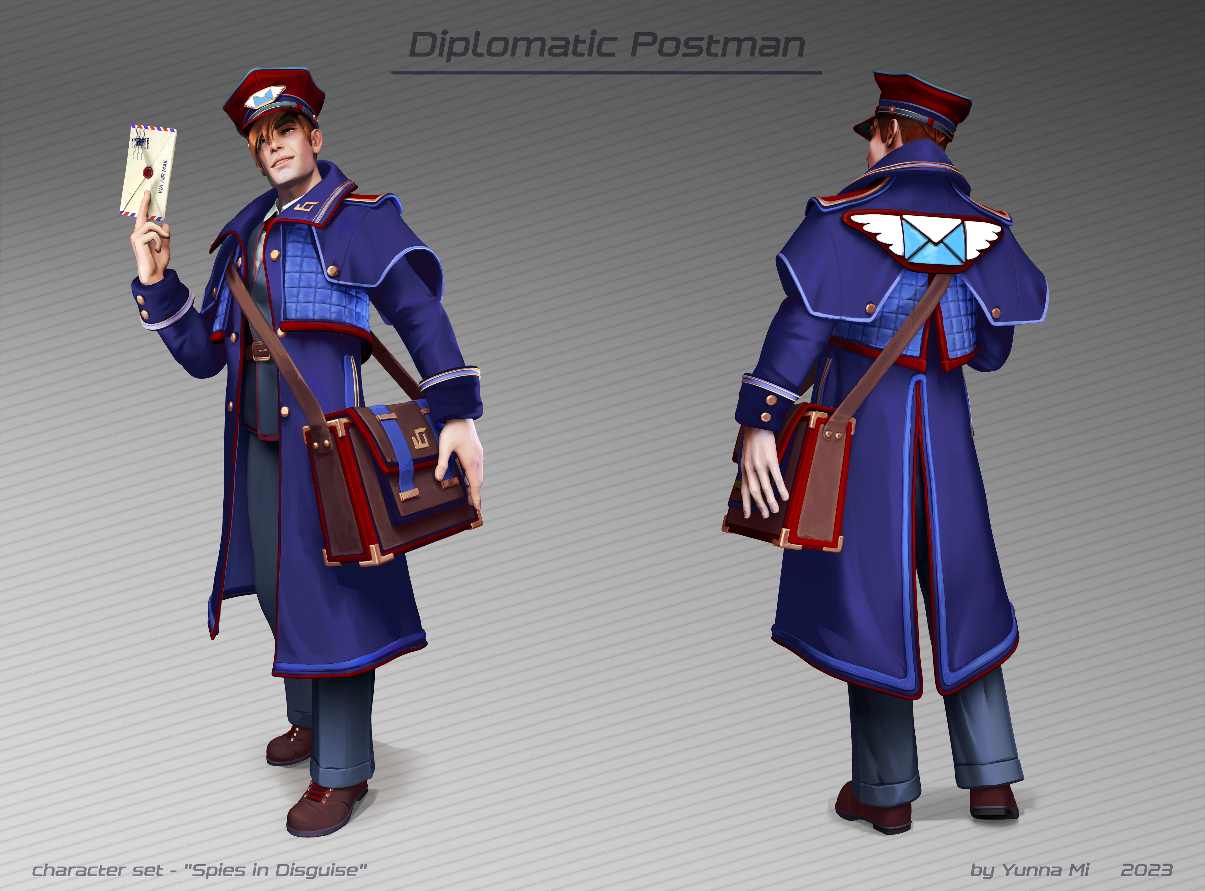 Diplomatic Postman (concept art) - ZBrushCentral