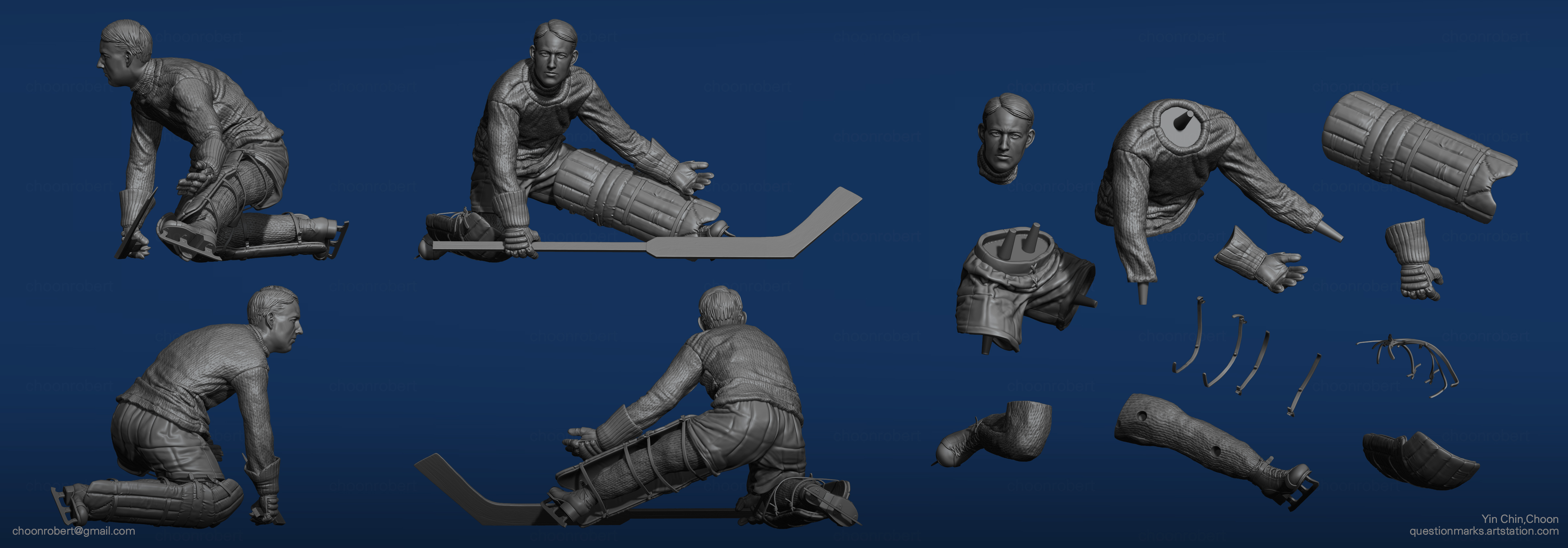 3D print ready Sporty figures - ZBrushCentral