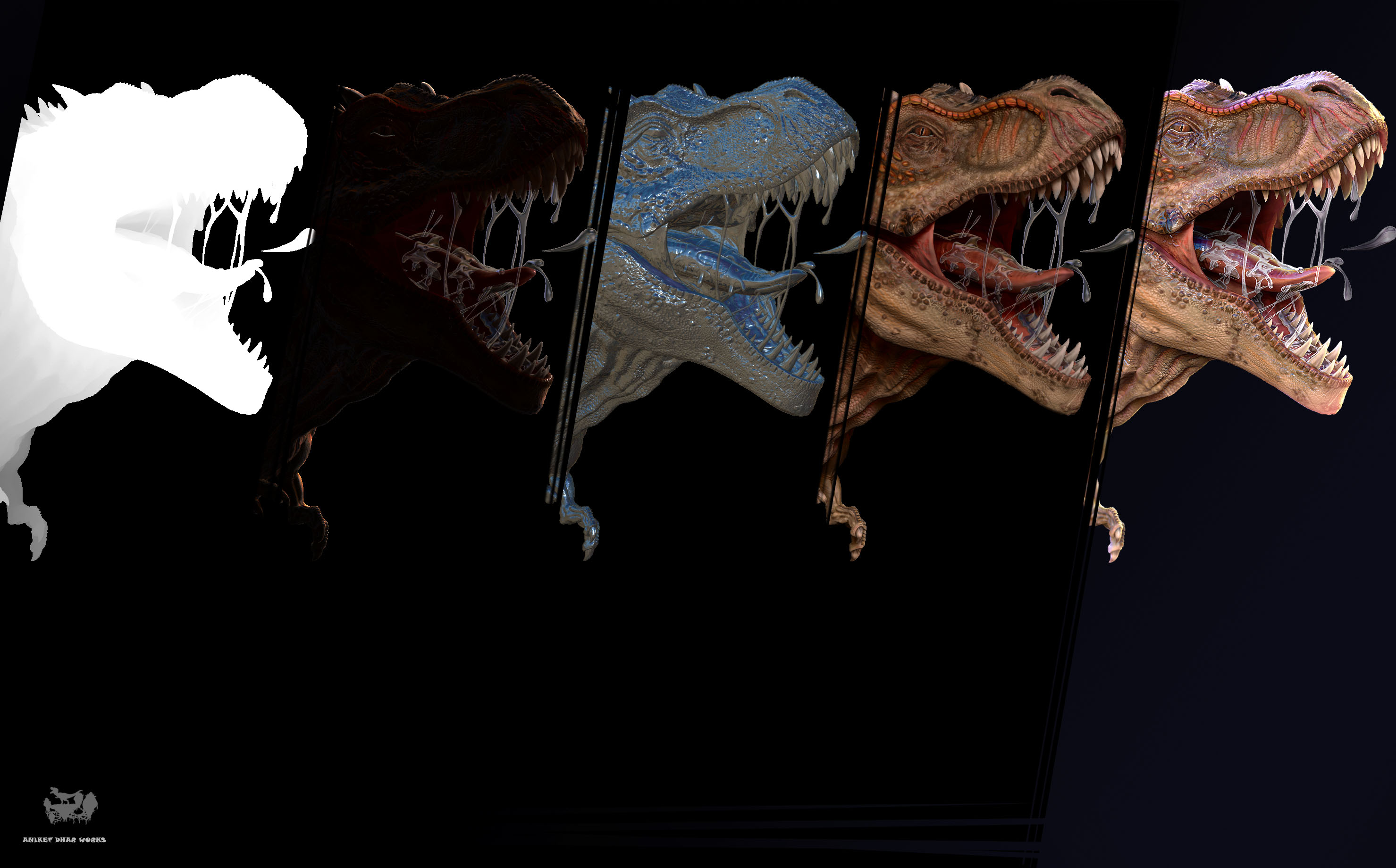 Concept T-rex sculpt - ZBrushCentral