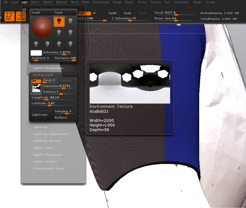 Spotlight won't work when bacground on - ZBrushCentral