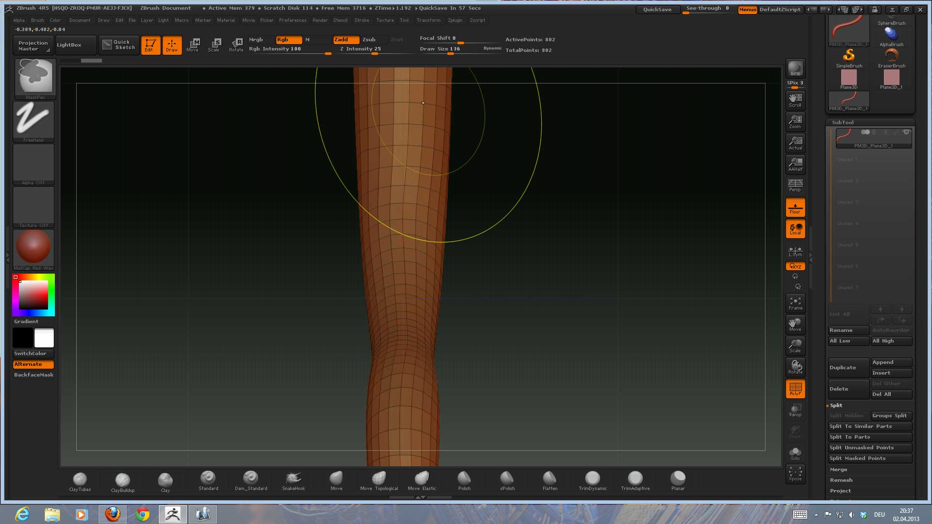Symmetrical polys on curve - ZBrushCentral