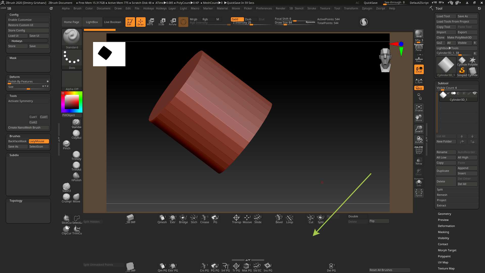 ZBrush 2020 interface bug - ZBrushCentral