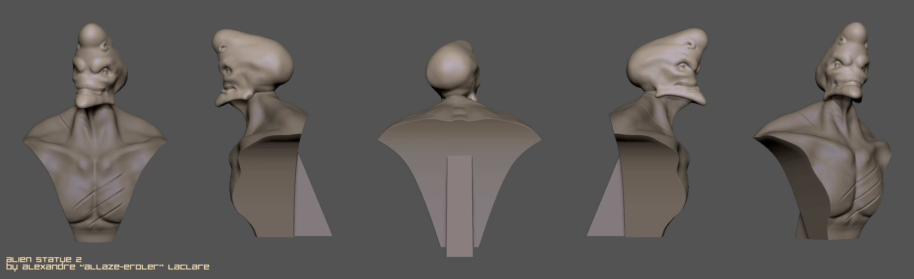 alien statue collection - ZBrushCentral