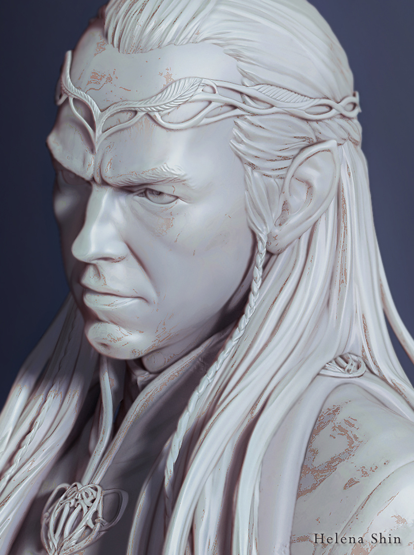 Bust : Elrond - Lord of Rivendell (FanArt) - ZBrushCentral