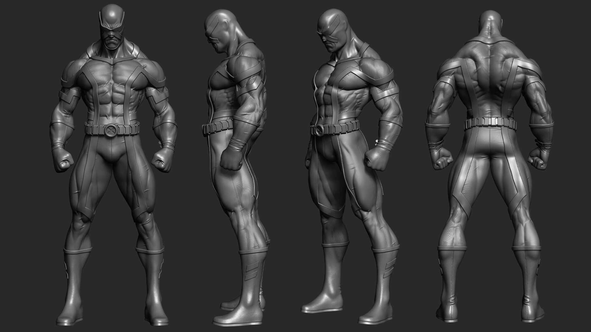 Cyclops Marvel Comics Sketch - ZBrushCentral