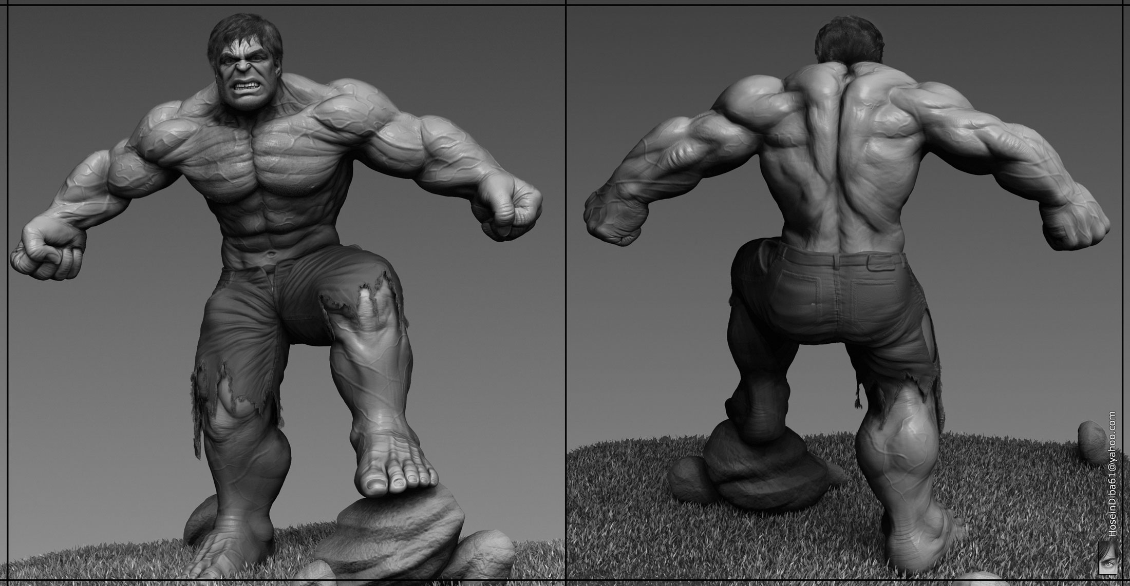 The Incredible Hulk - ZBrushCentral