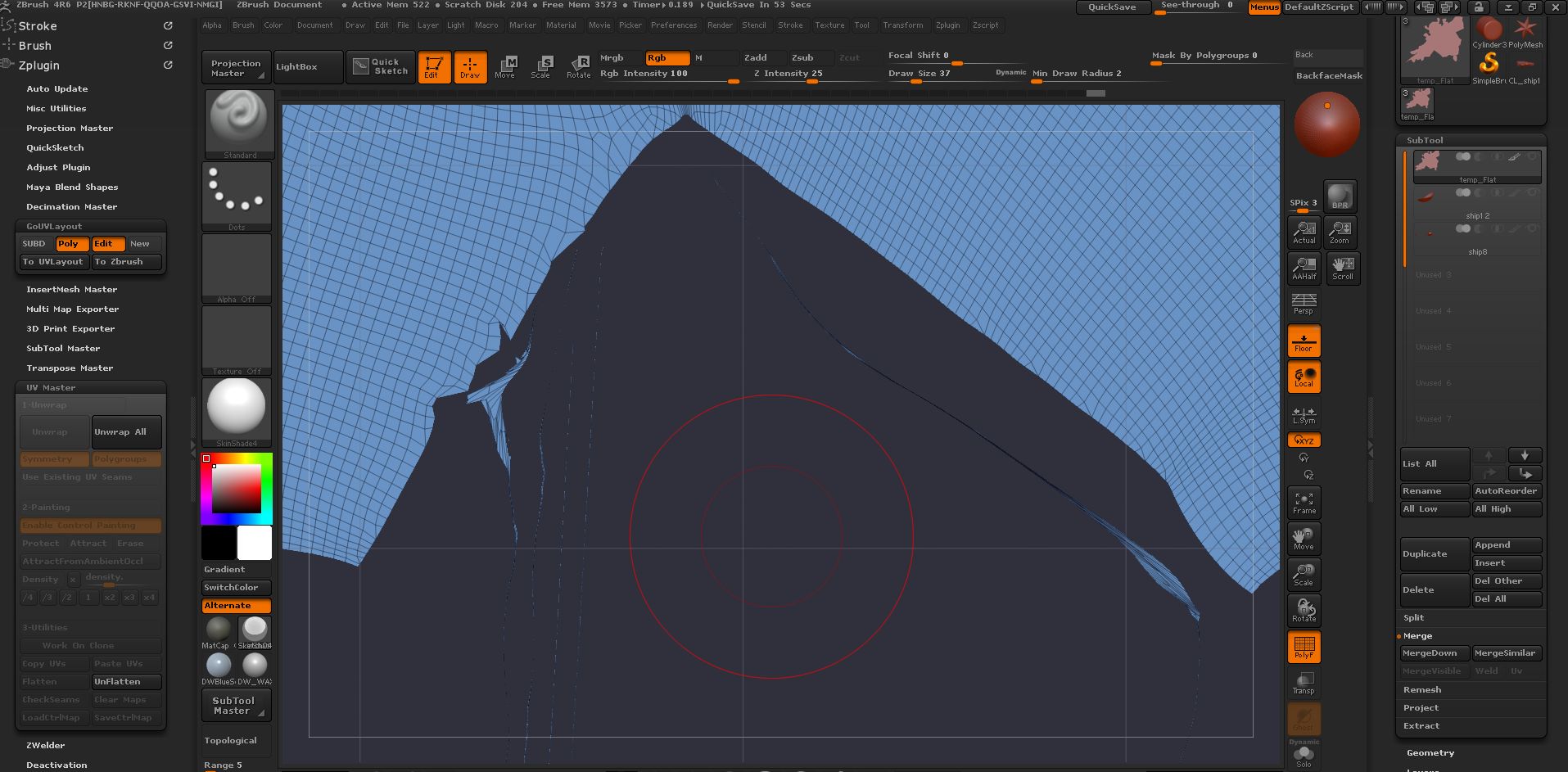 Stray polys causing UV issue - ZBrushCentral