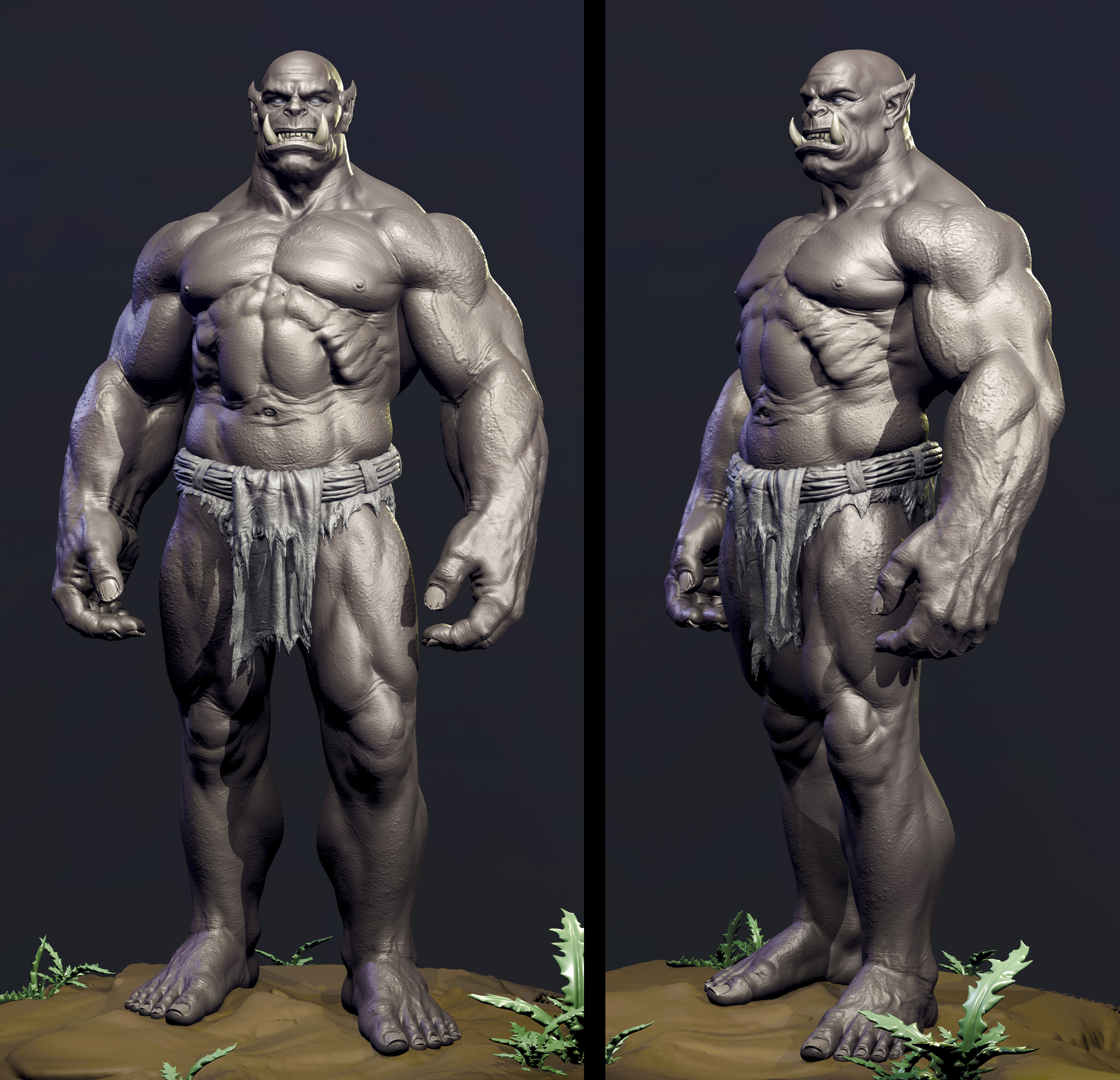 Anatomy Study - ORC - ZBrushCentral