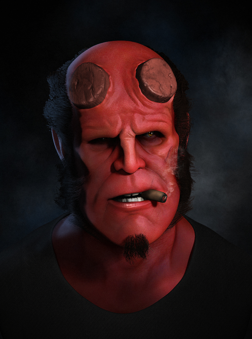 Hellboy Bust, C&C Welcome - ZBrushCentral