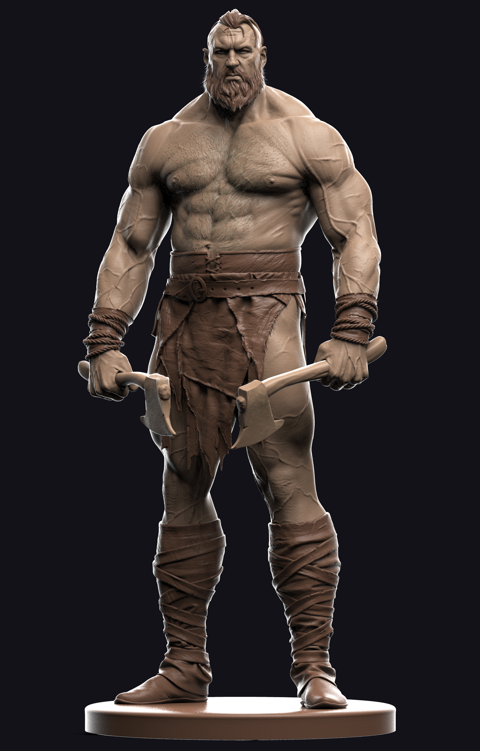 Barbarian character study - ZBrushCentral