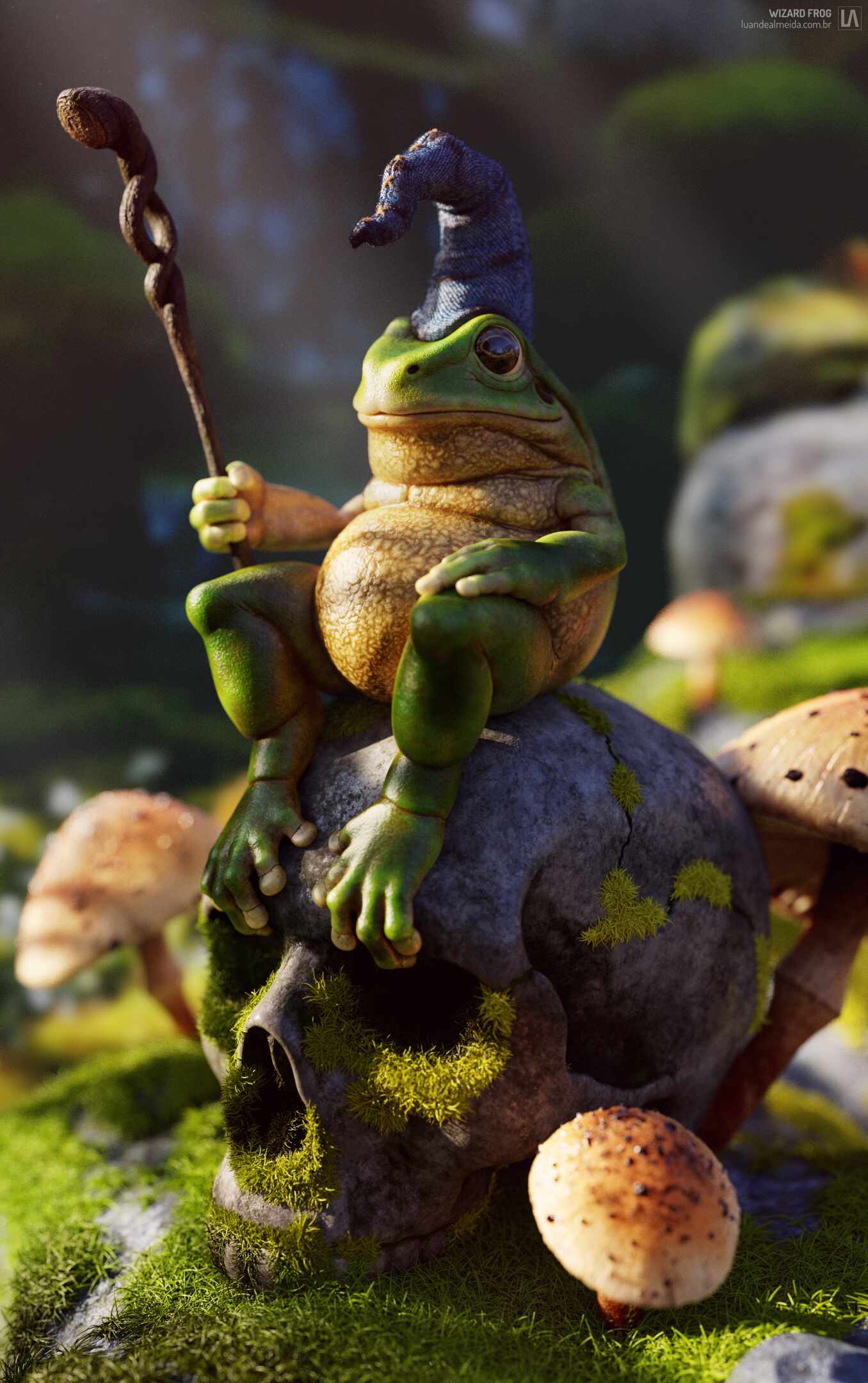 Wizard Frog Scene - ZBrushCentral