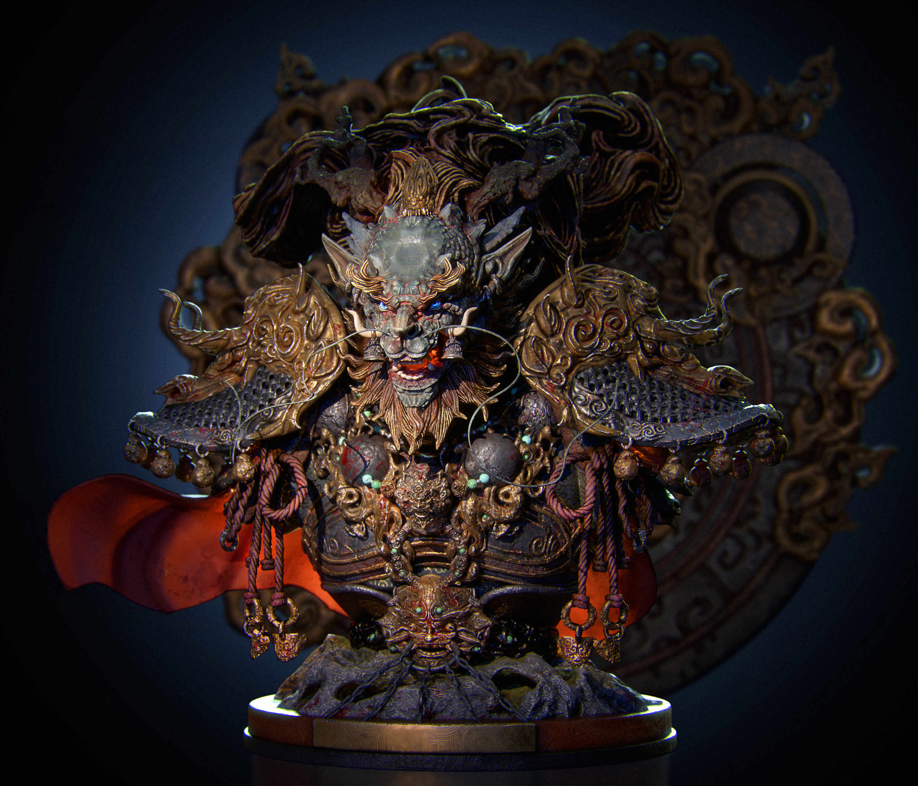 ZBrush Spring 2025 Beta Images: Creating a Dragon Statue Entirely on ...