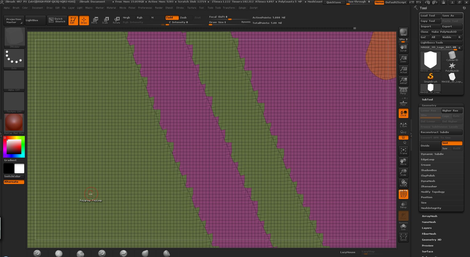 Polygroups Question - ZBrushCentral