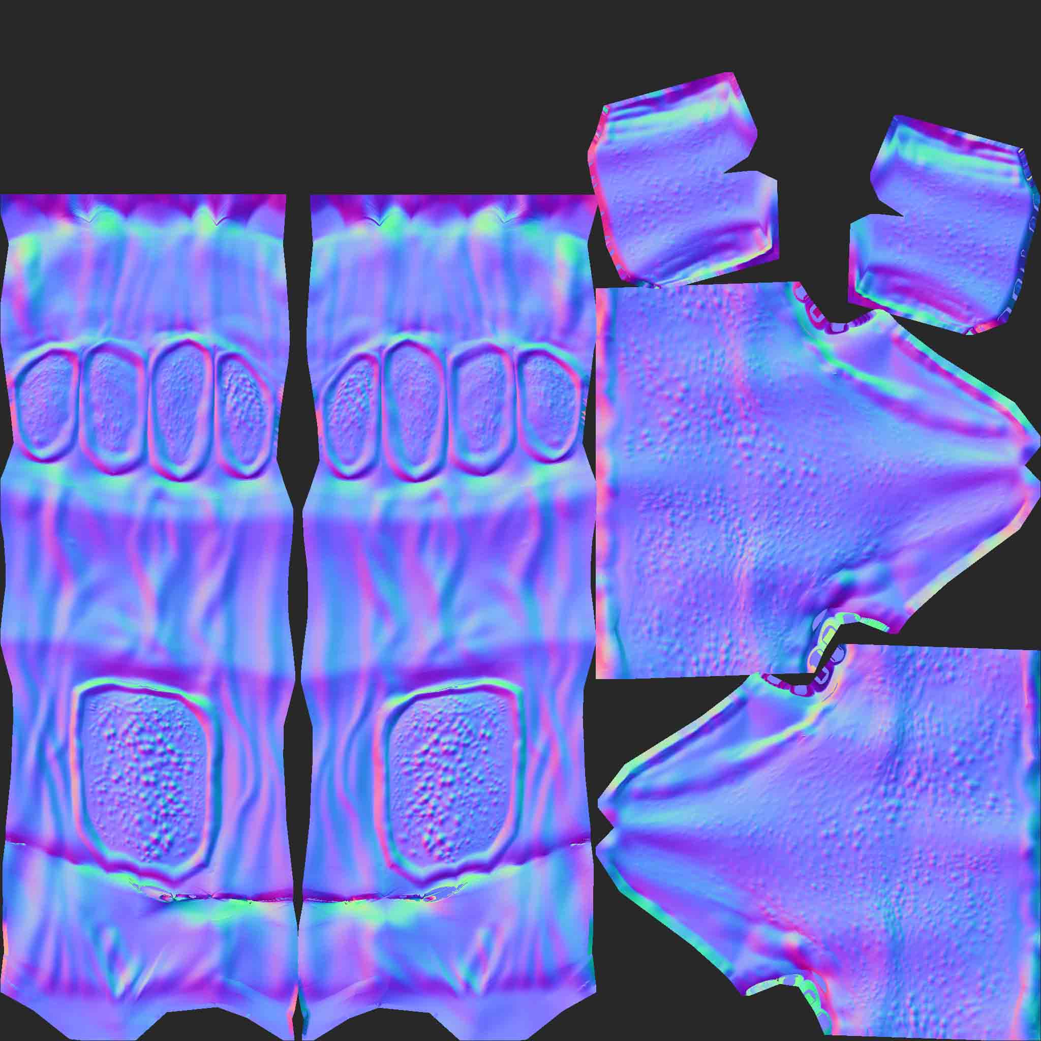 Normalmap problem - protruding and intruding details are reversed ...