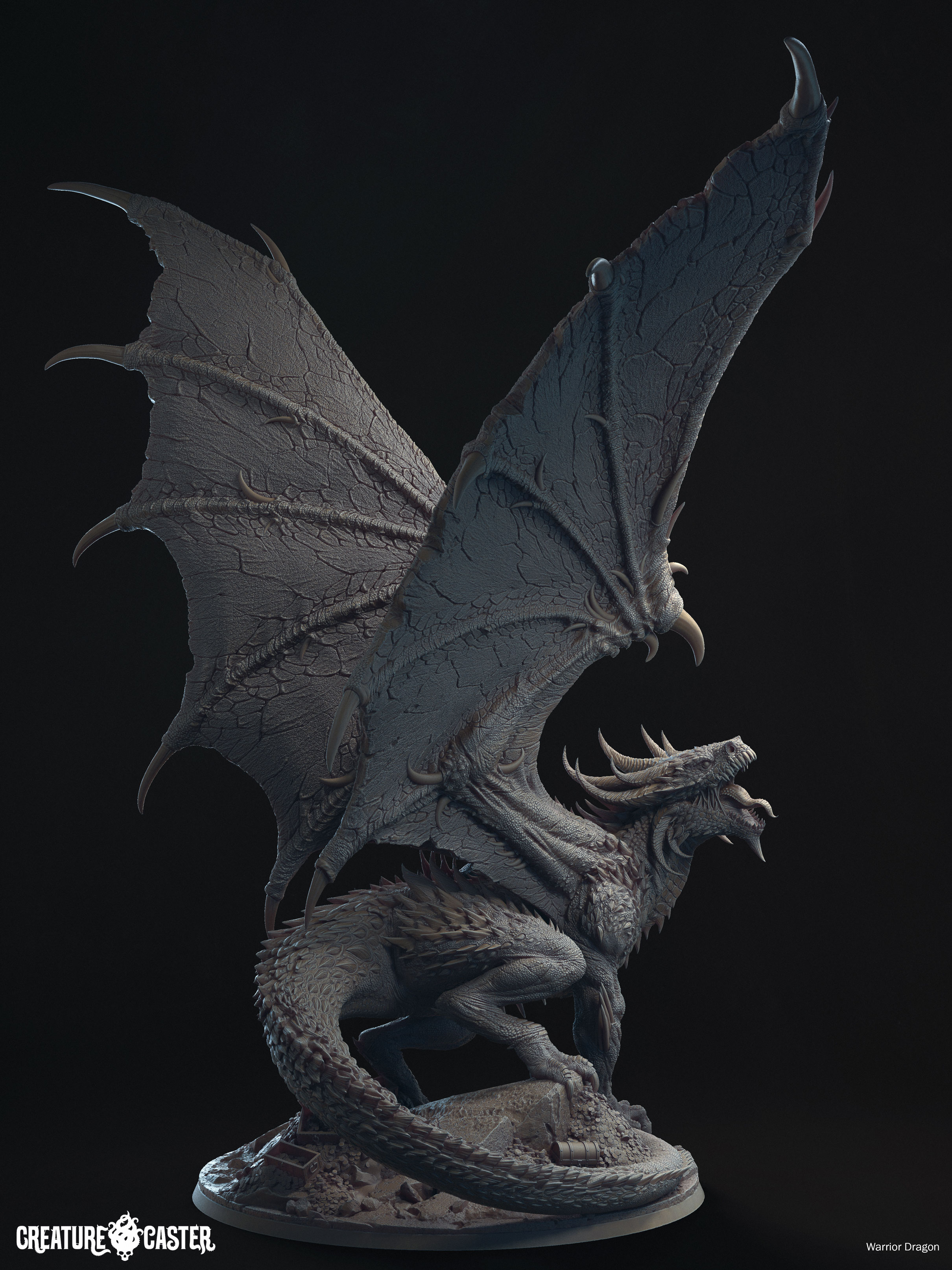 Warrior Dragon (Creature Caster) Miniature - ZBrushCentral