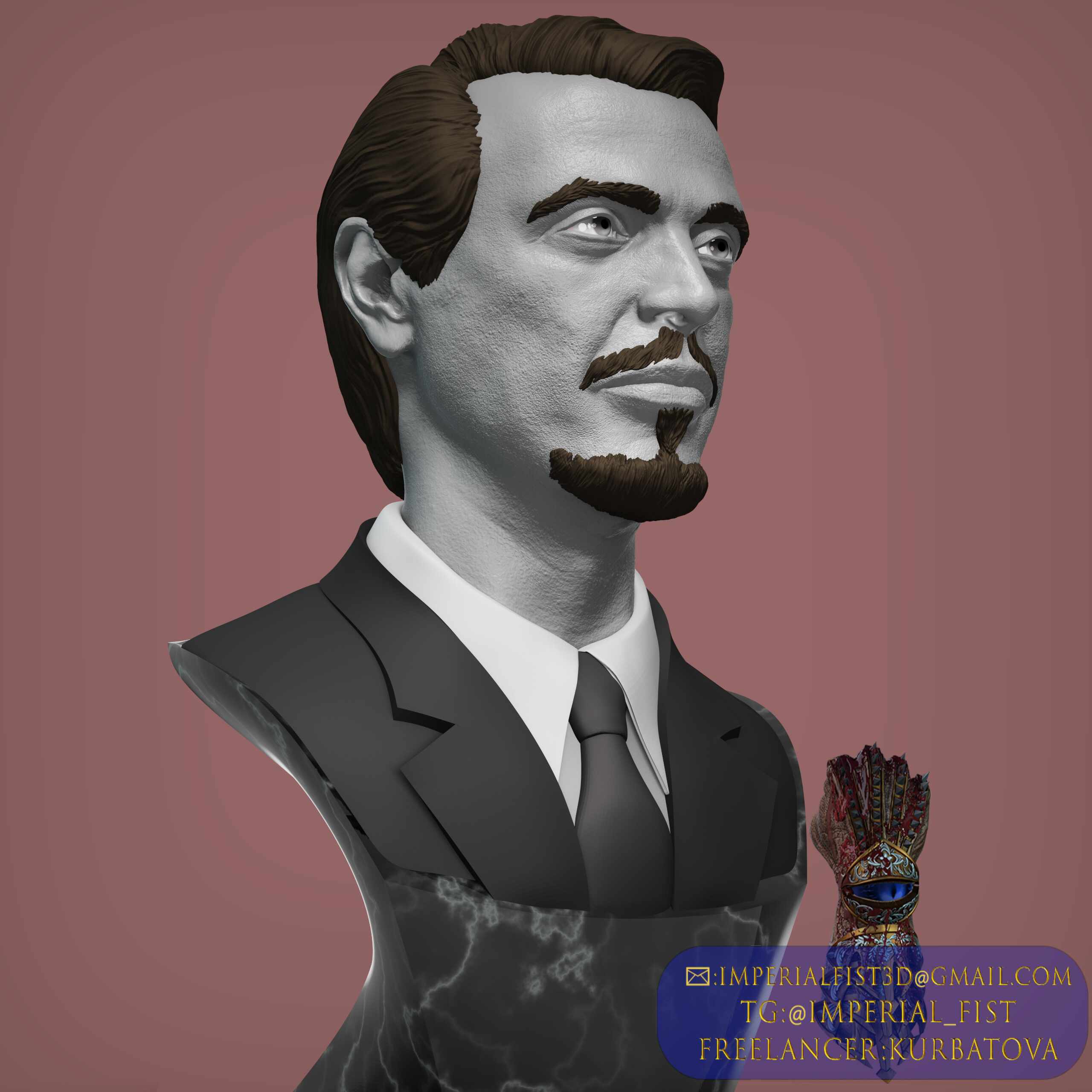 Steve Buscemi as Mr. Pink - ZBrushCentral